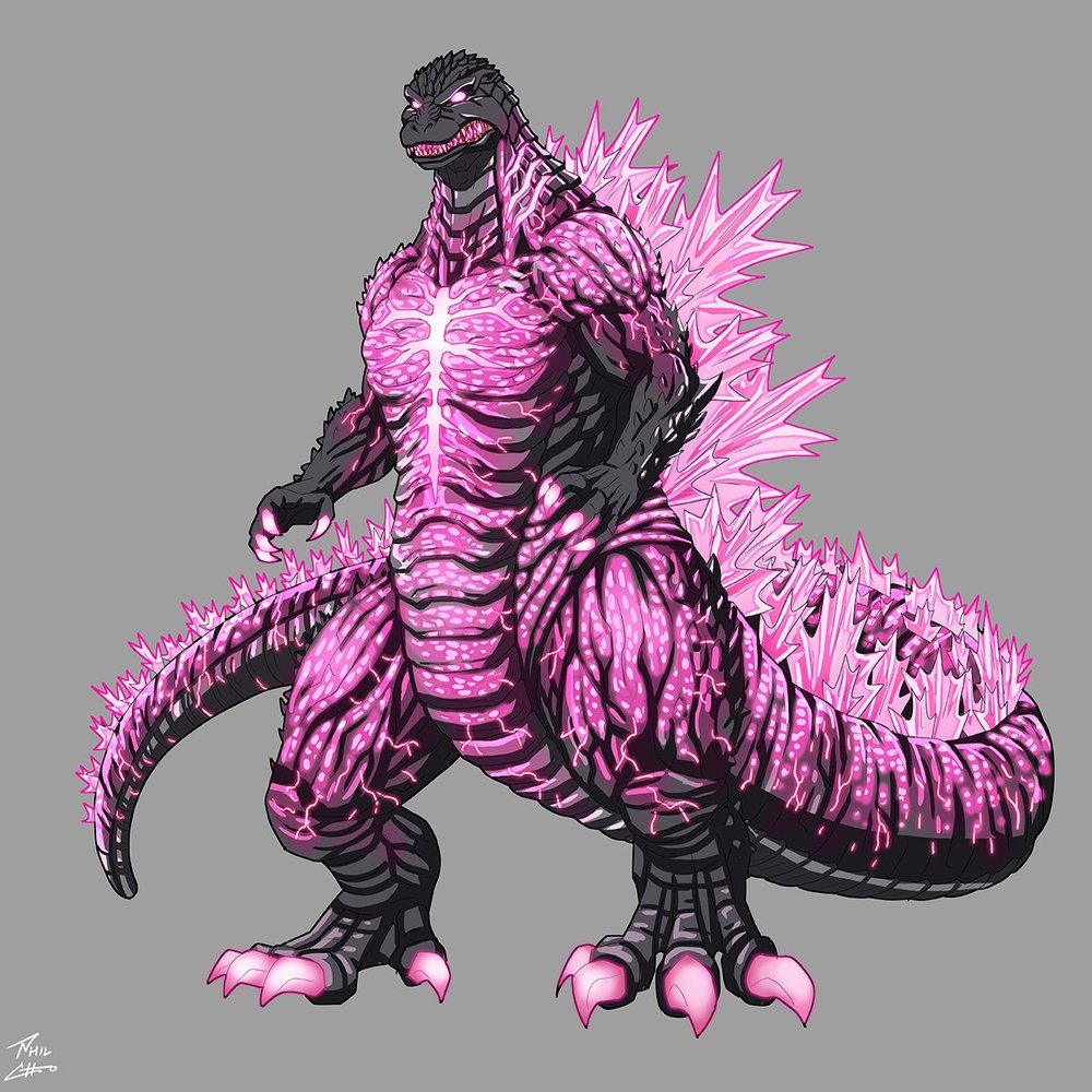 Burning Godzilla Evolved — Phil Cho