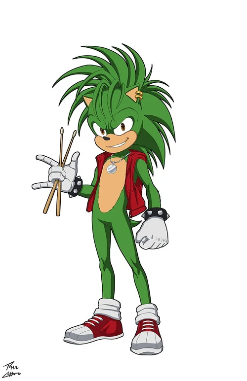 Sonic Manic The Hedgehog Family