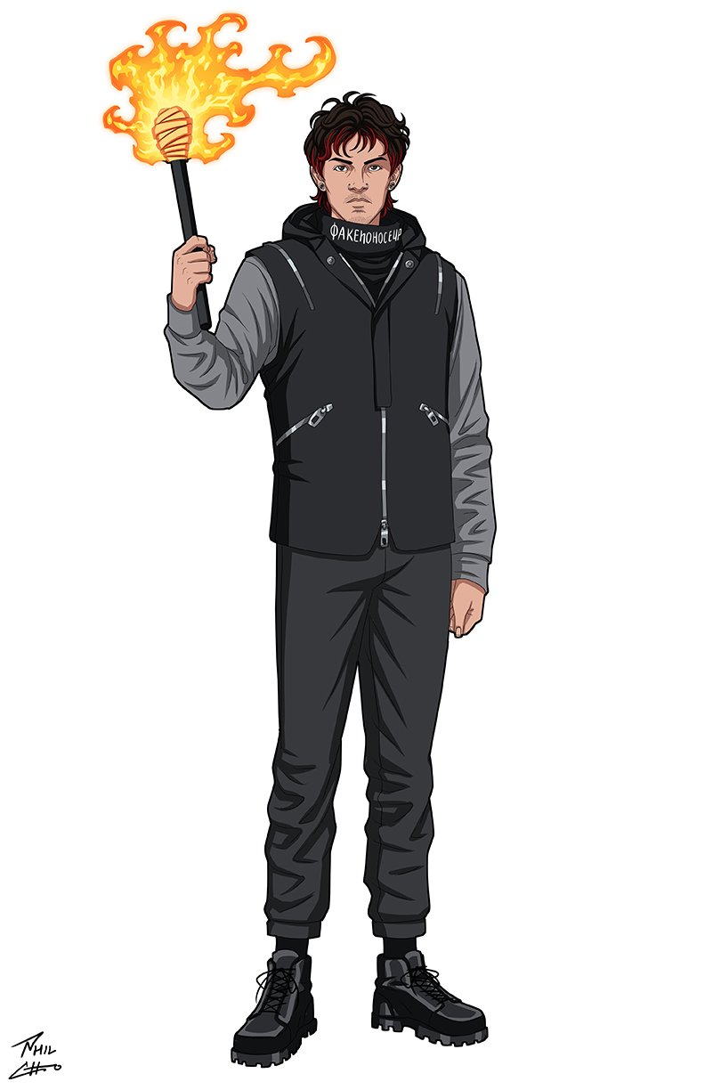 Torchbearer/Josh Dun (Twenty One Pilots) commission — Phil Cho