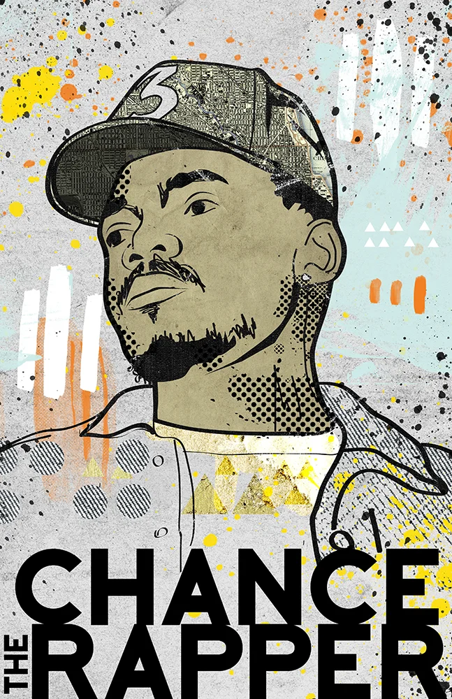 Childish Gambino Chance The Rapper Poster