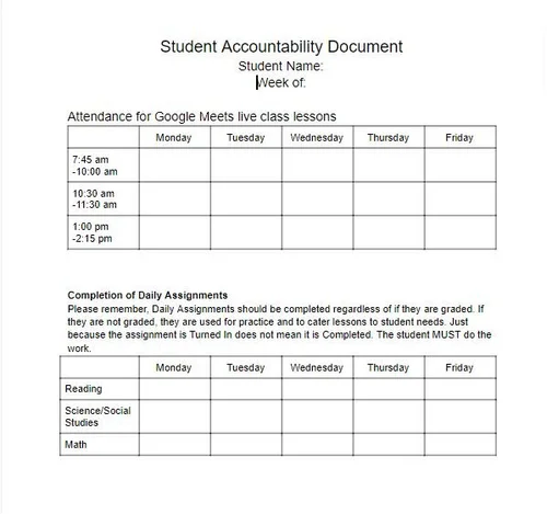 How to Improve Virtual Student Accountability — everything just so®