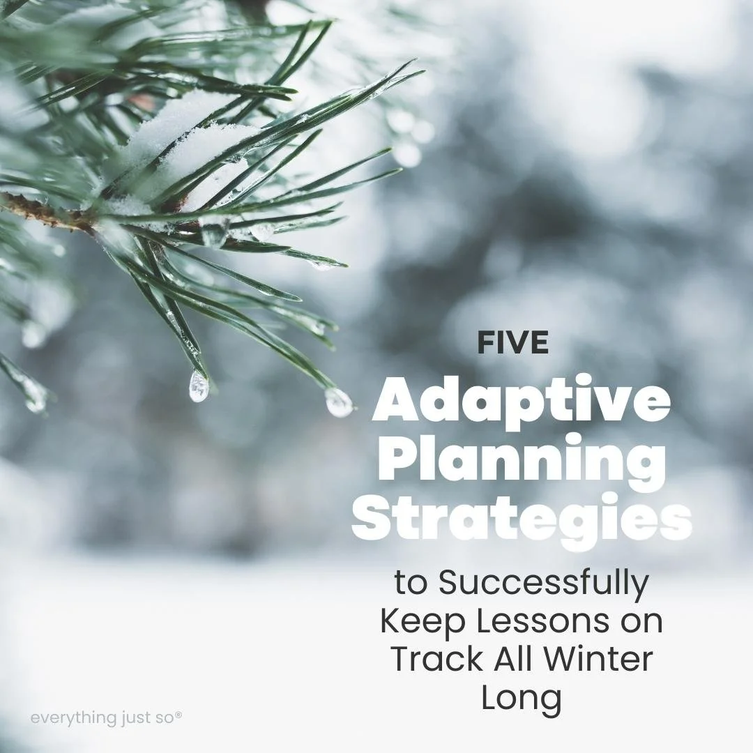 5 Planning Strategies to Successfully Keep Lessons on Track All Winter ...