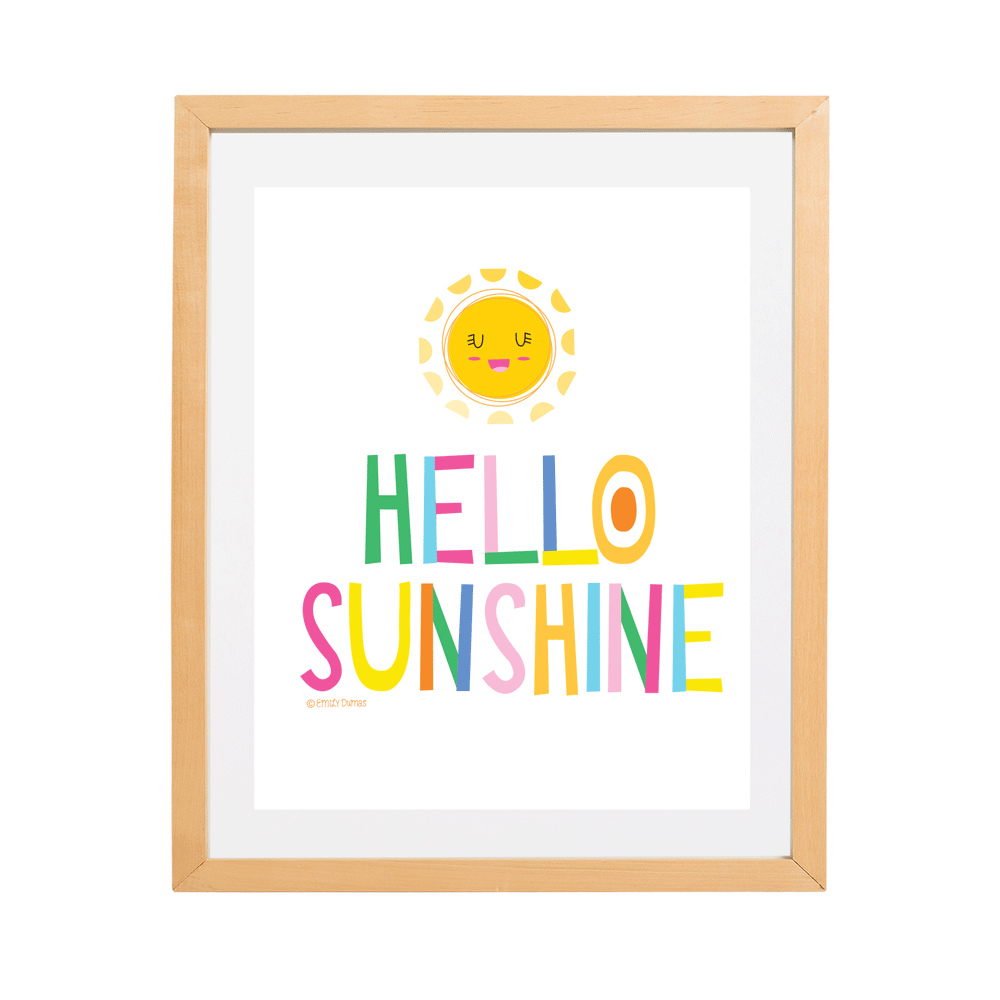 Drawing & Illustration Hello sunshine Printable Illustration Digital ...