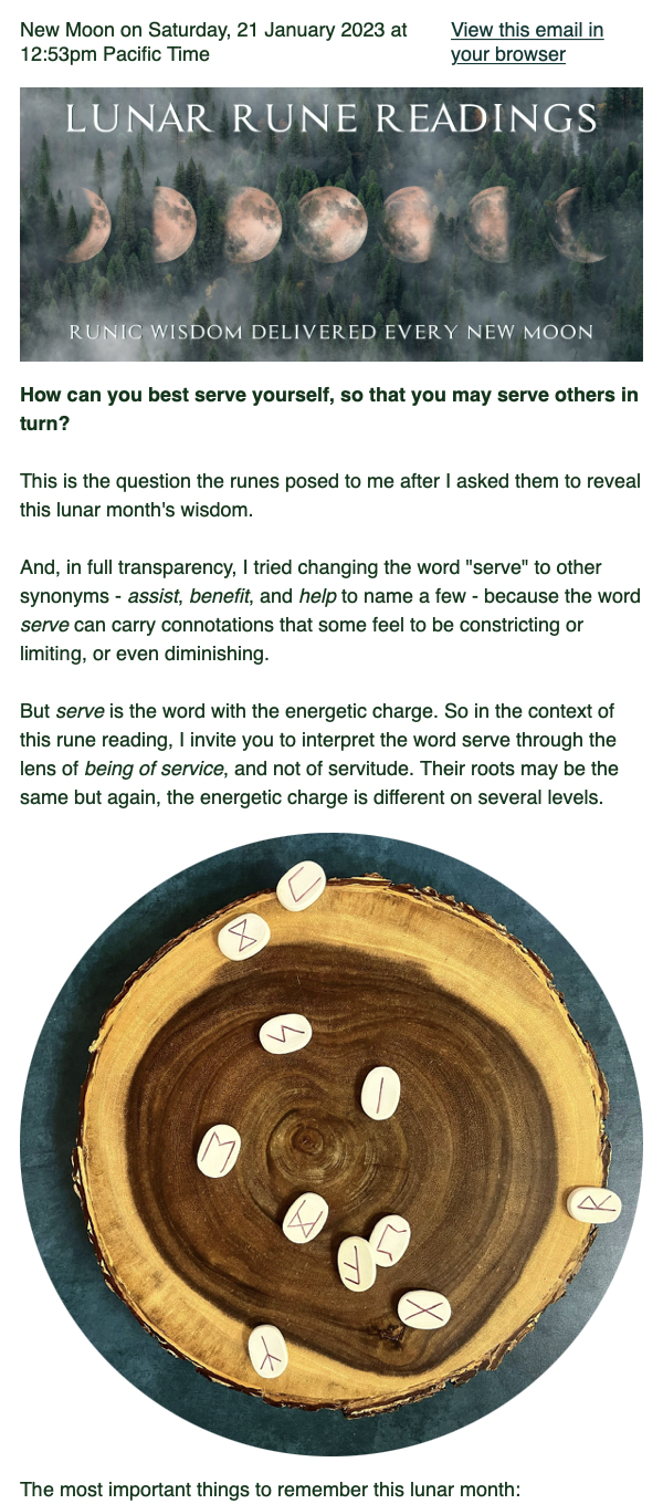 Lunar Rune Readings — SHIELDMAIDEN'S SANCTUM