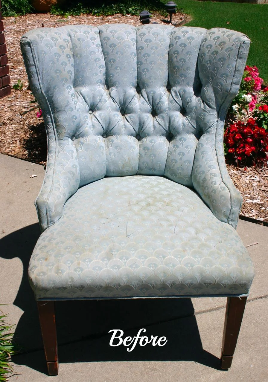 Stuffy old wingback fit for a teen.... — Beckwith's Treasures