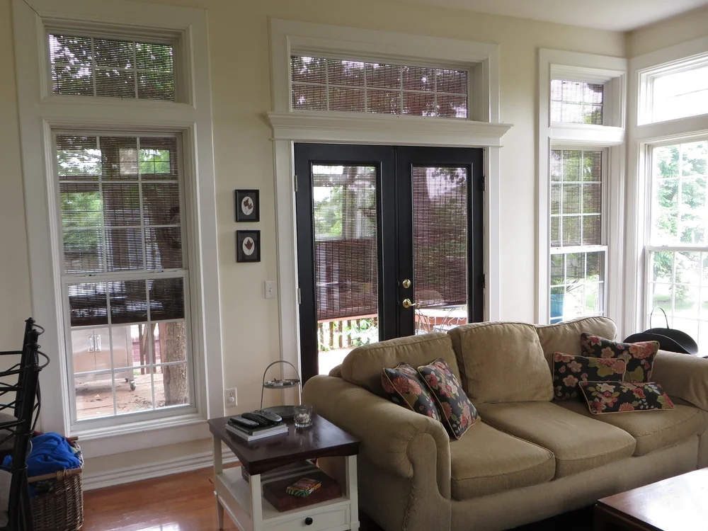 Arch window covering and temporary window coverings! — Beckwith's Treasures