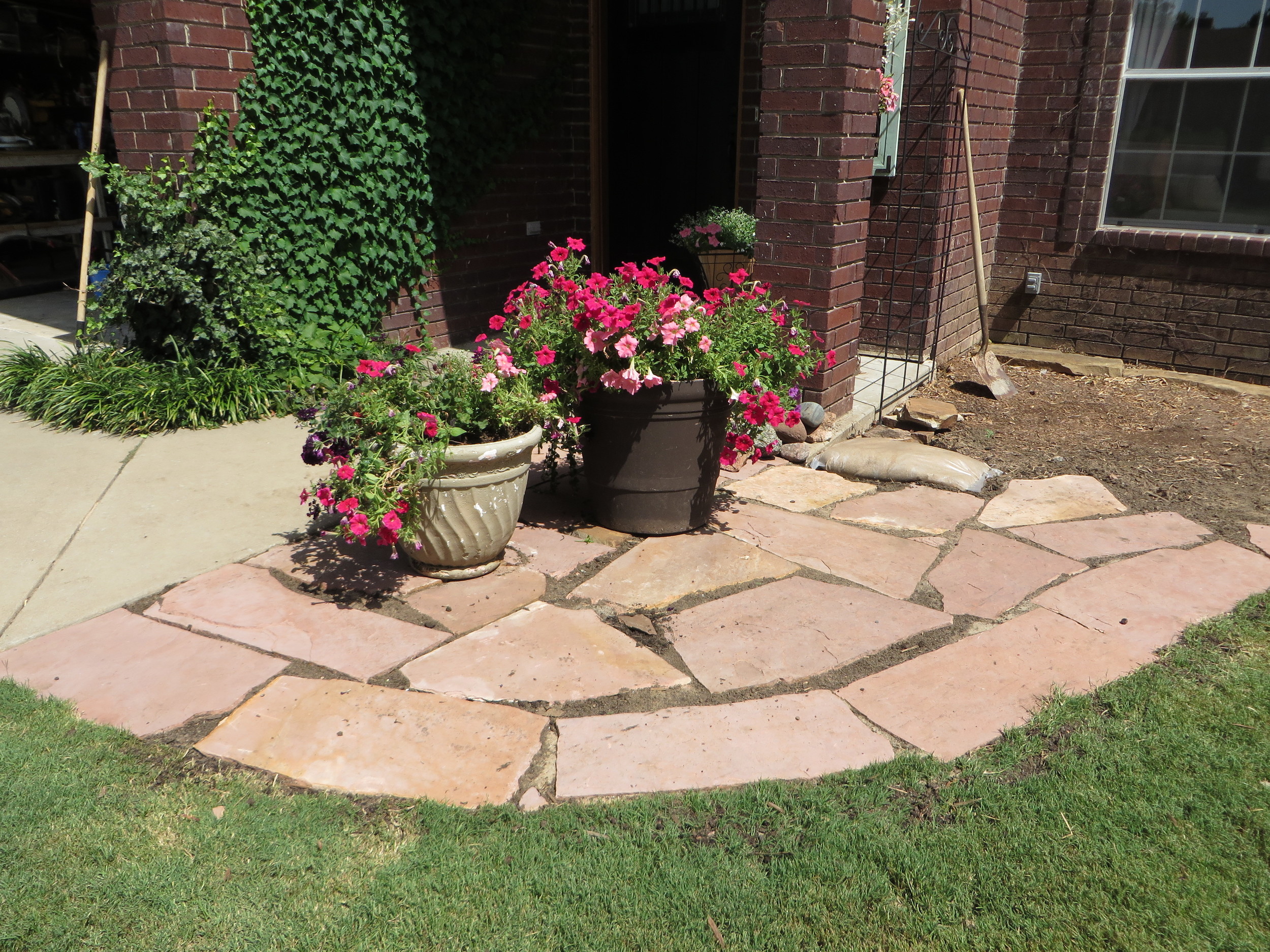 Weekend of projecting...the big flagstone project!! — Beckwith's Treasures