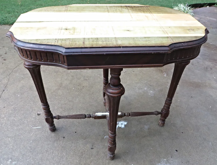 Parlor table before and after and a new crock pot recipe... — Beckwith ...