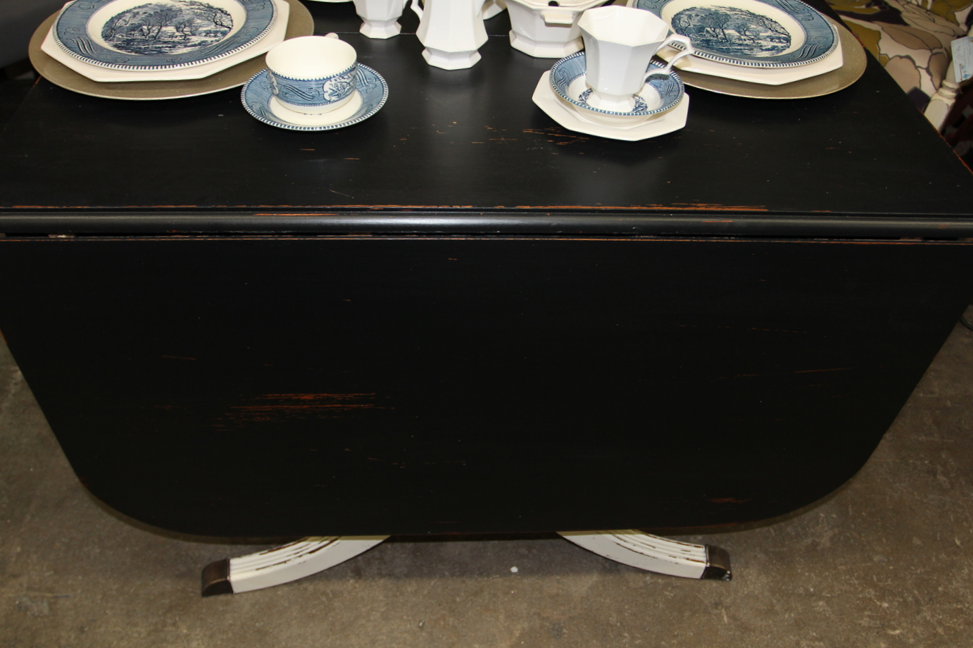 Duncan Phyfe table makeover... — Beckwith's Treasures