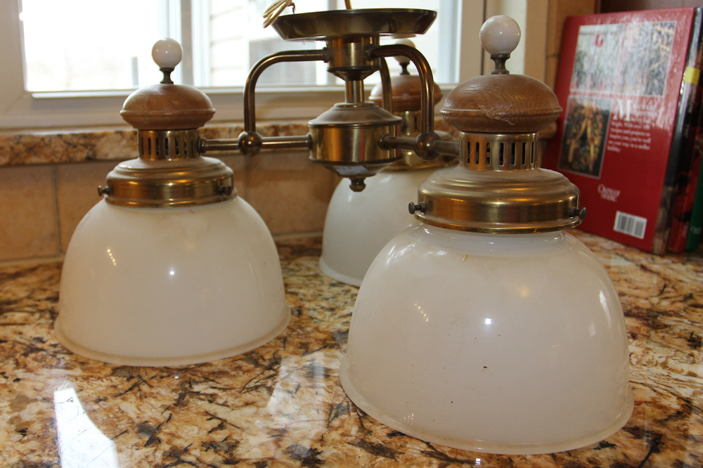 Light fixture makeover.... — Beckwith's Treasures