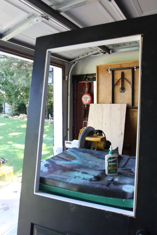 How to install a window in an interior door! — Beckwith's Treasures