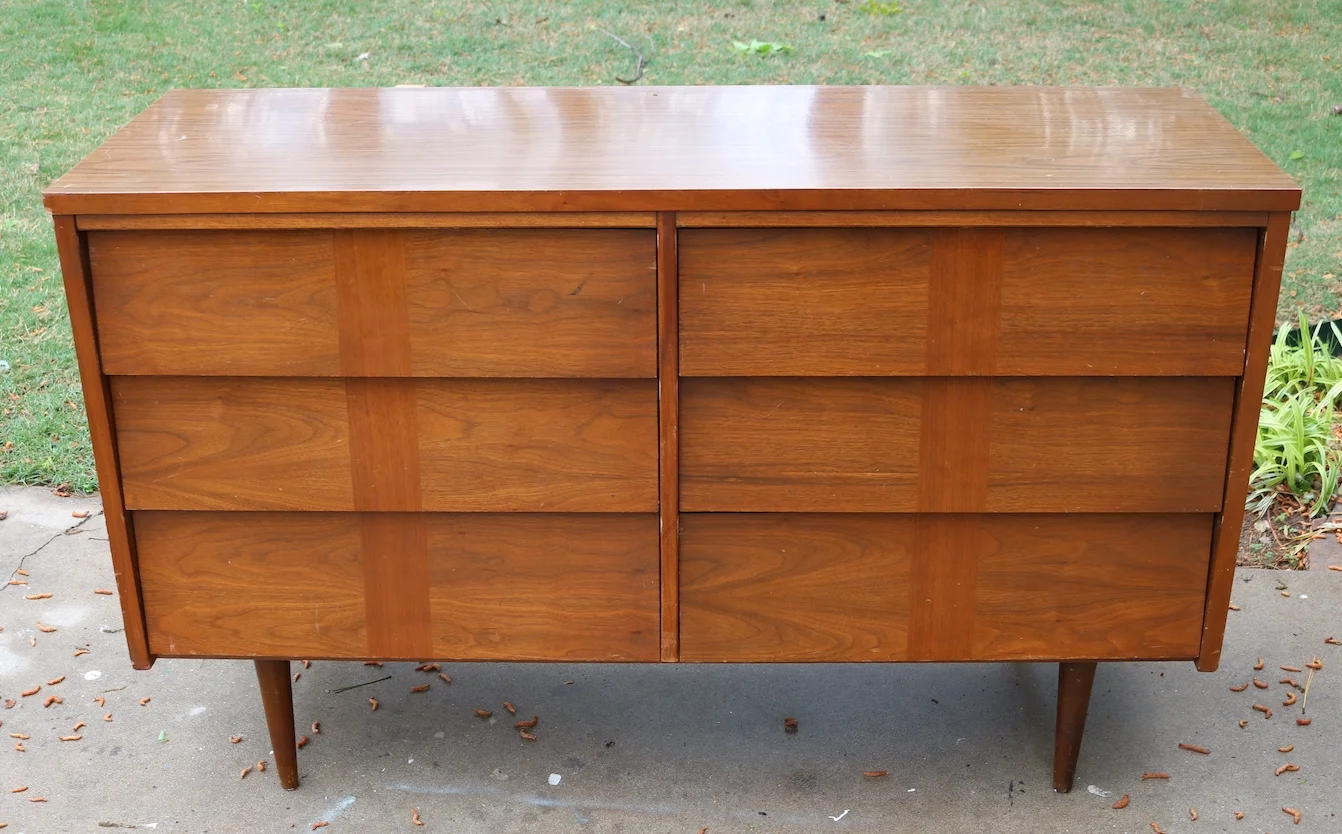 MCM dresser makeover AGAIN! — Beckwith's Treasures