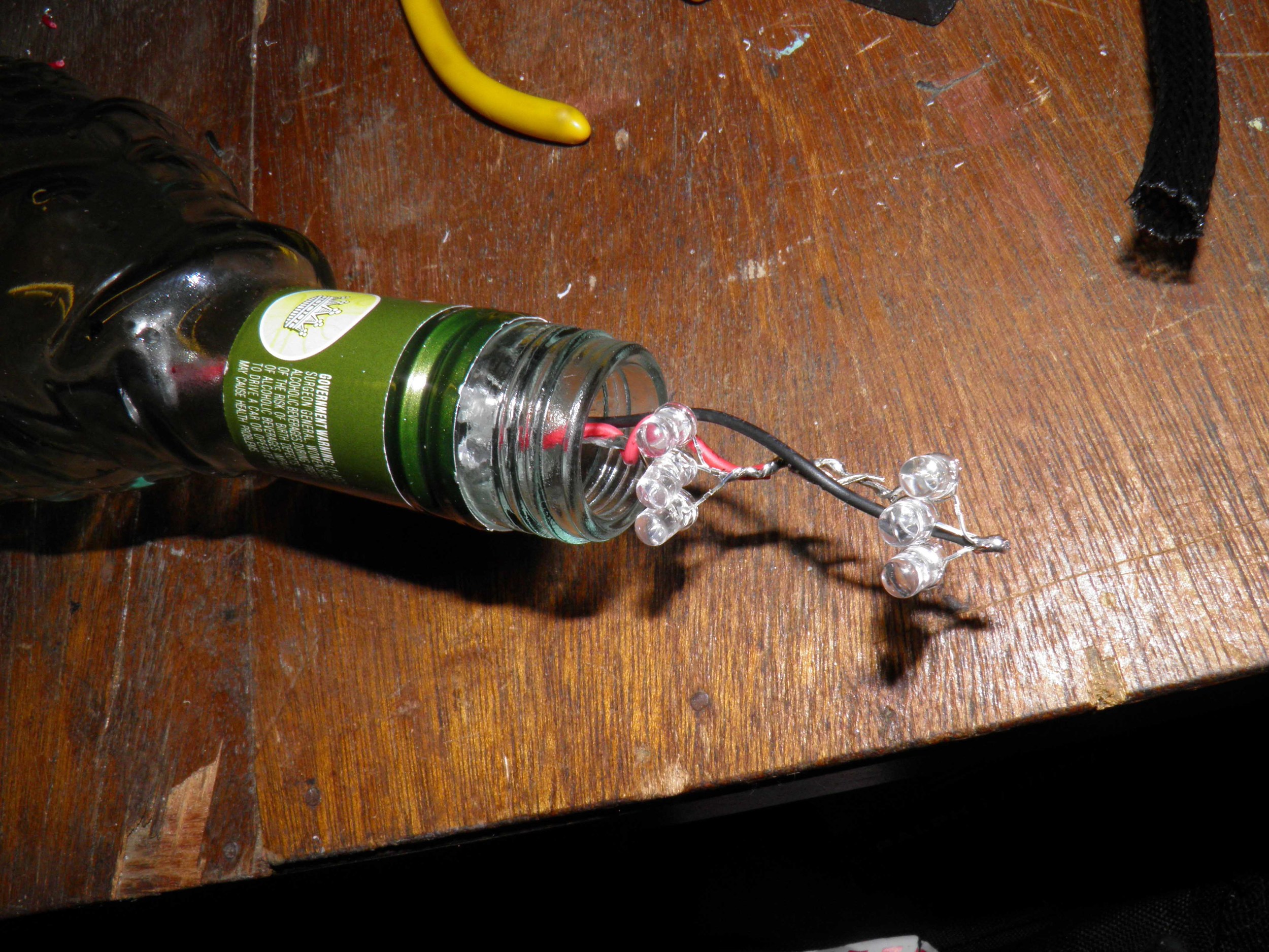 Alcohol Bottle Lamp — Cooking Circuits