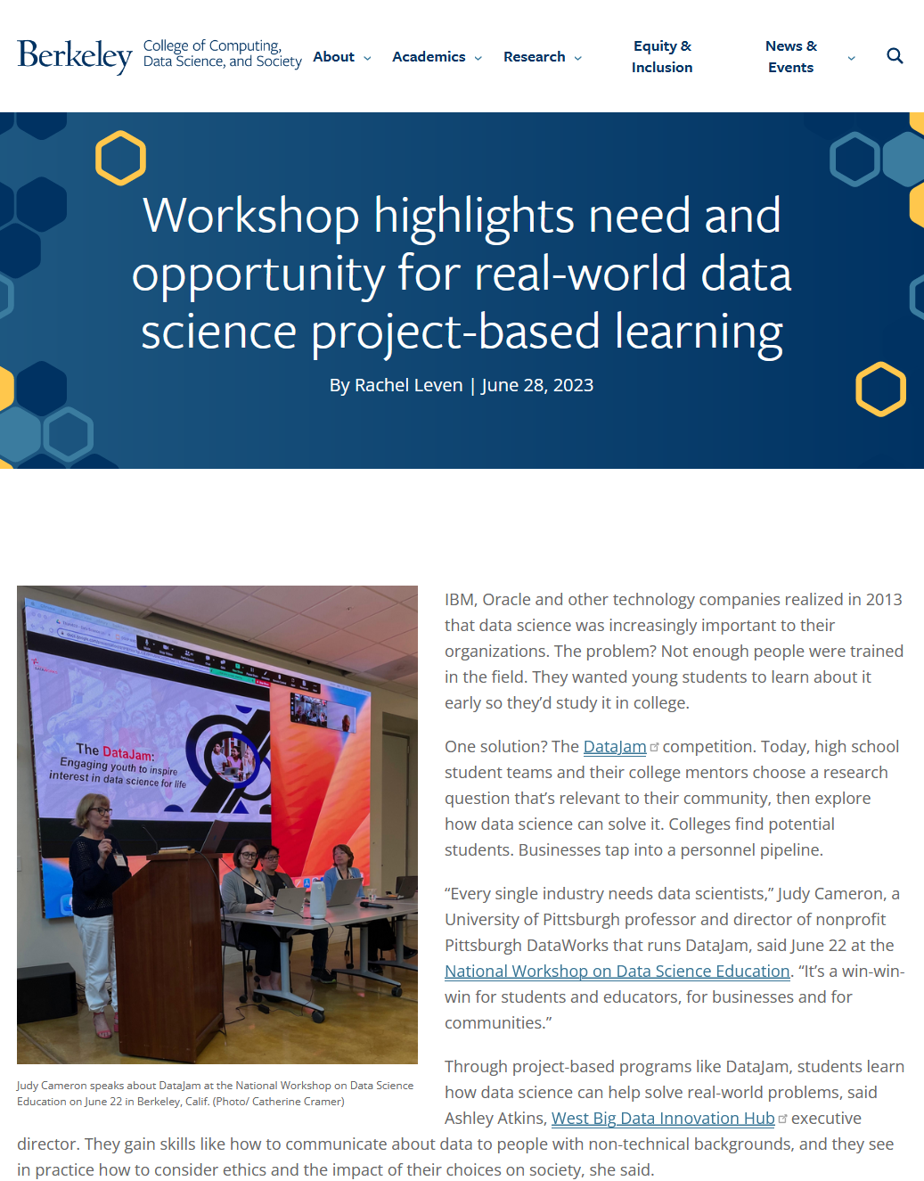 The DataJam | Cultivating Data Fluency in Tomorrow's Youth