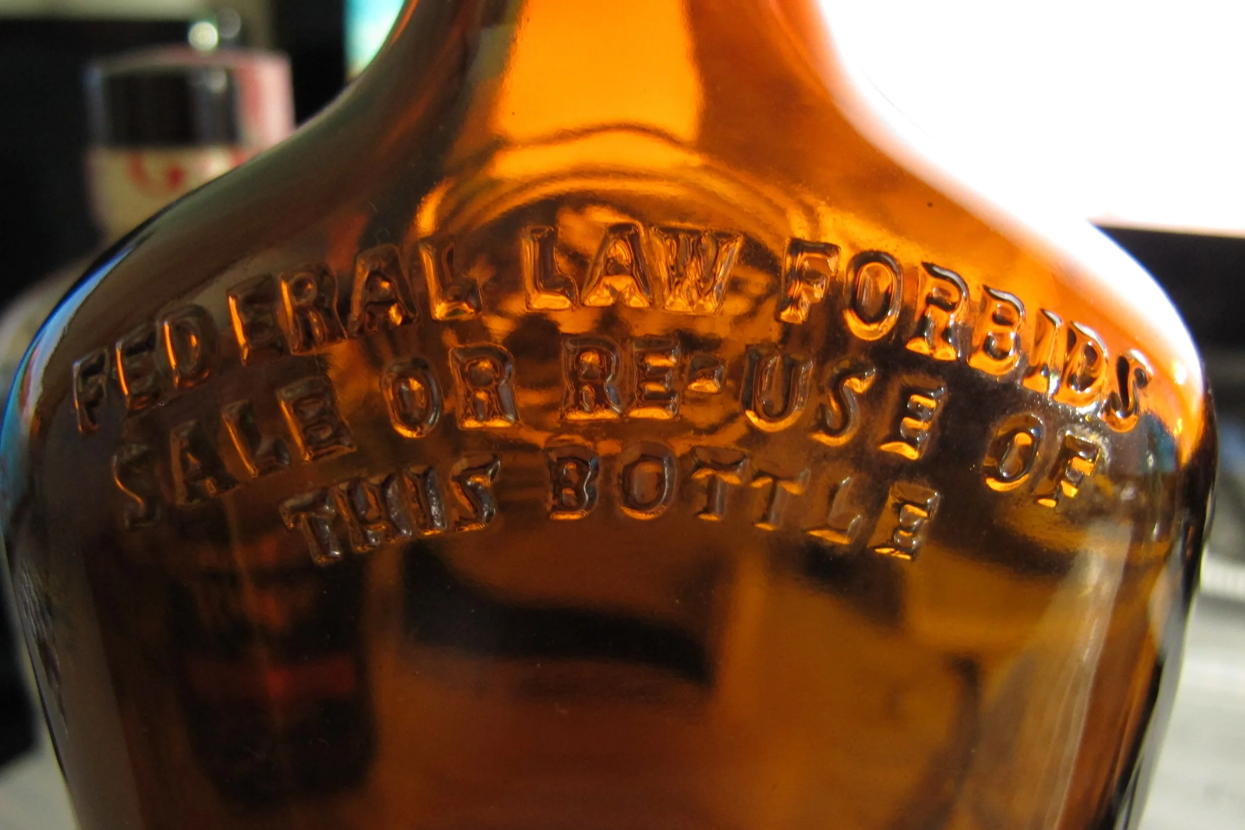 Federal Law Forbids Sale or Re-Use of This Bottle - A BourbonGuy ...