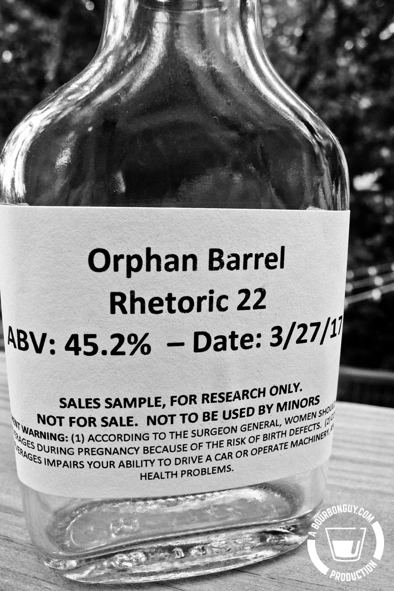 Orphan Barrel: Rhetoric 22-Year-Old Bourbon — BOURBON GUY