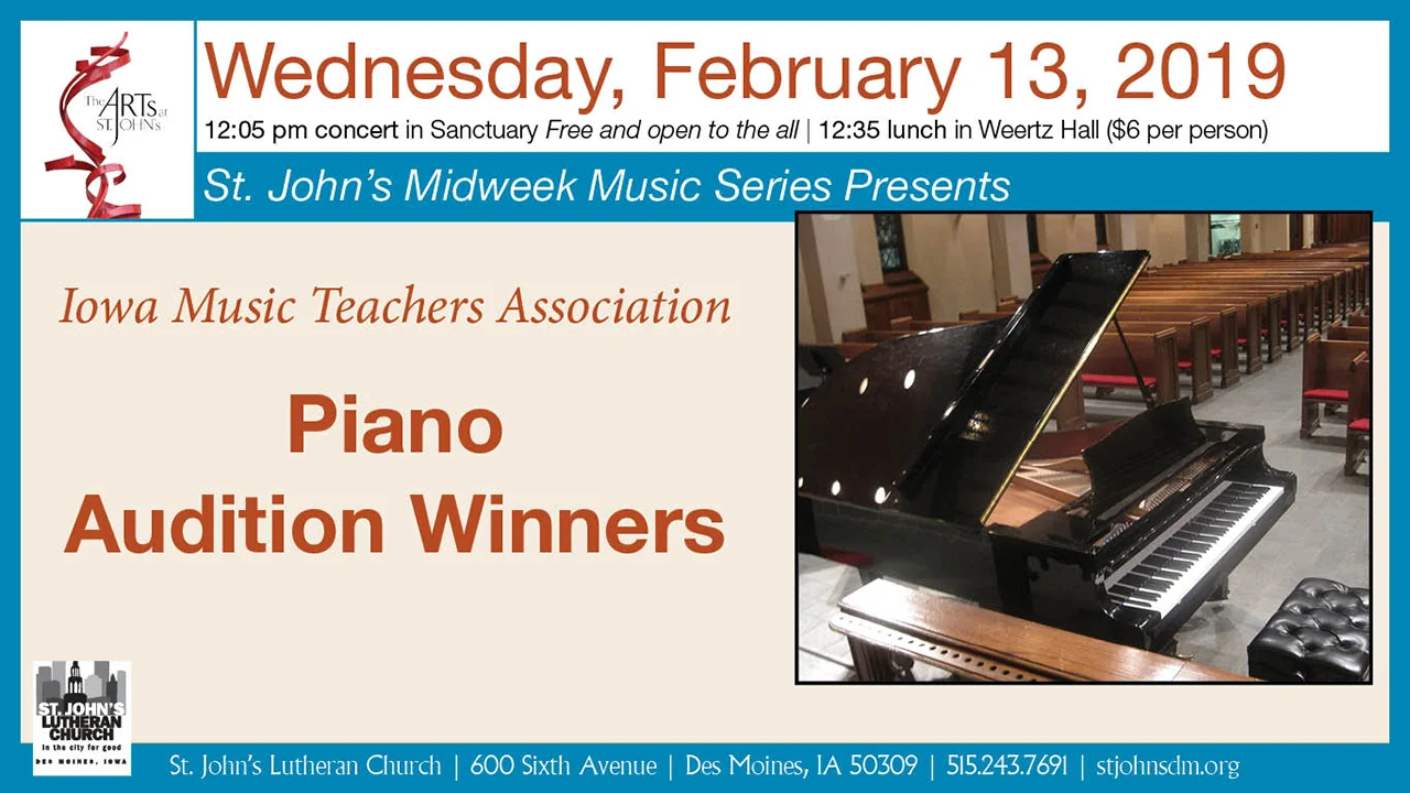 Midweek Music — St. John's Lutheran Church