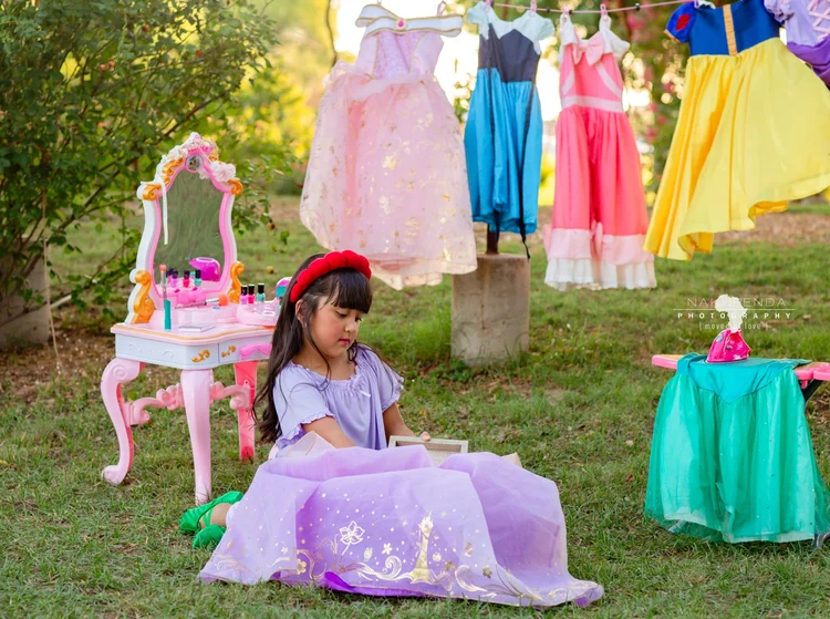 A Princess Pajama Party in the Garden | Gilbert Creative Child ...