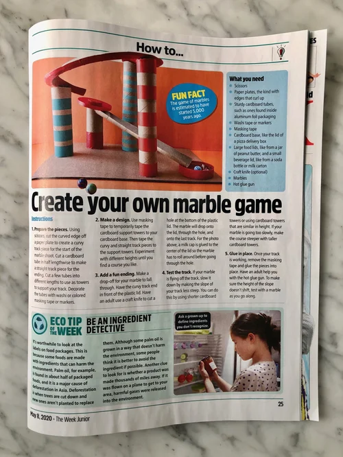 Create a Fun Marble Run from Recycle Bin Materials! — super make it