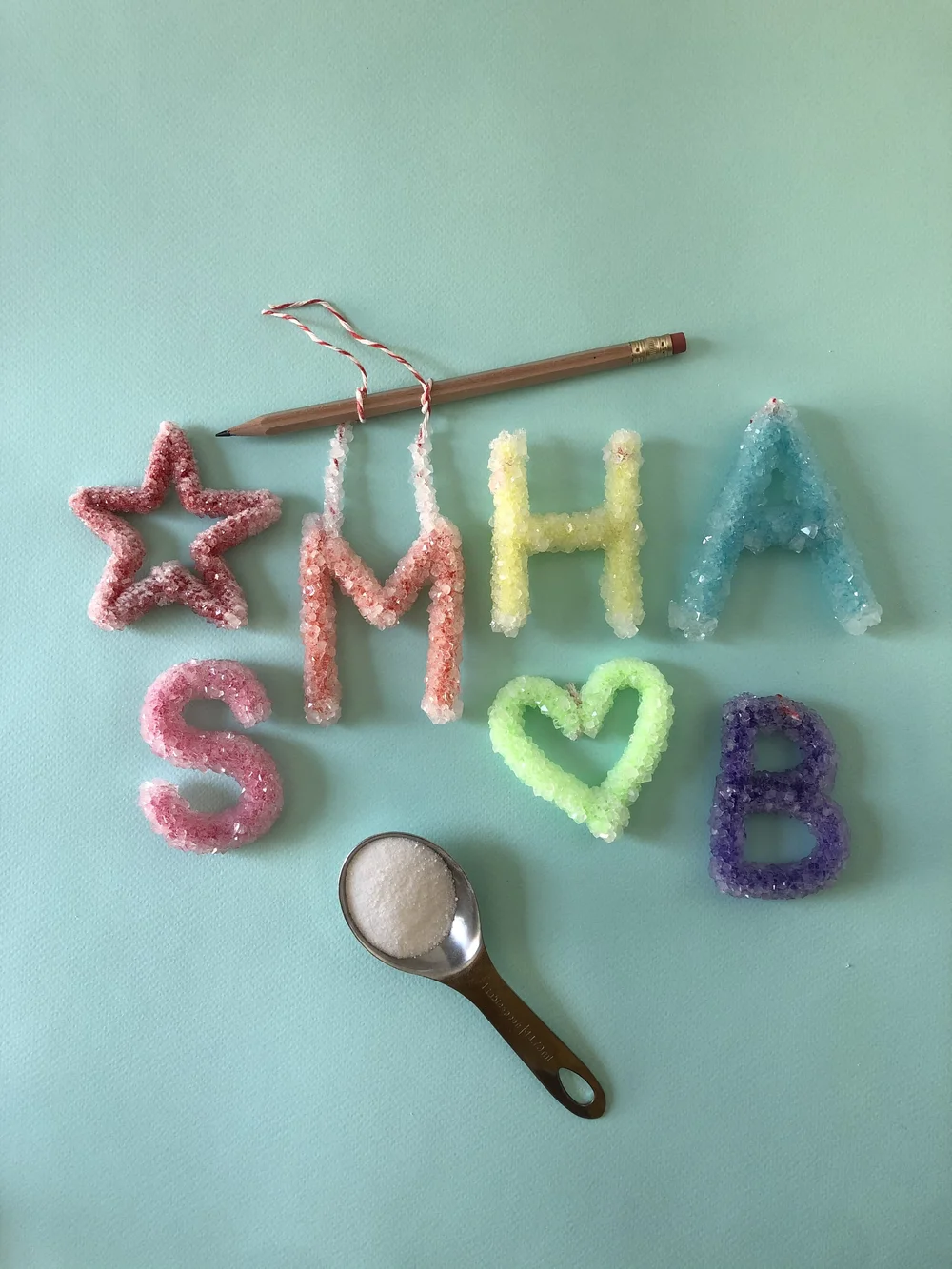Fun on a Rainy Day: Homemade Crystal Letters! — super make it