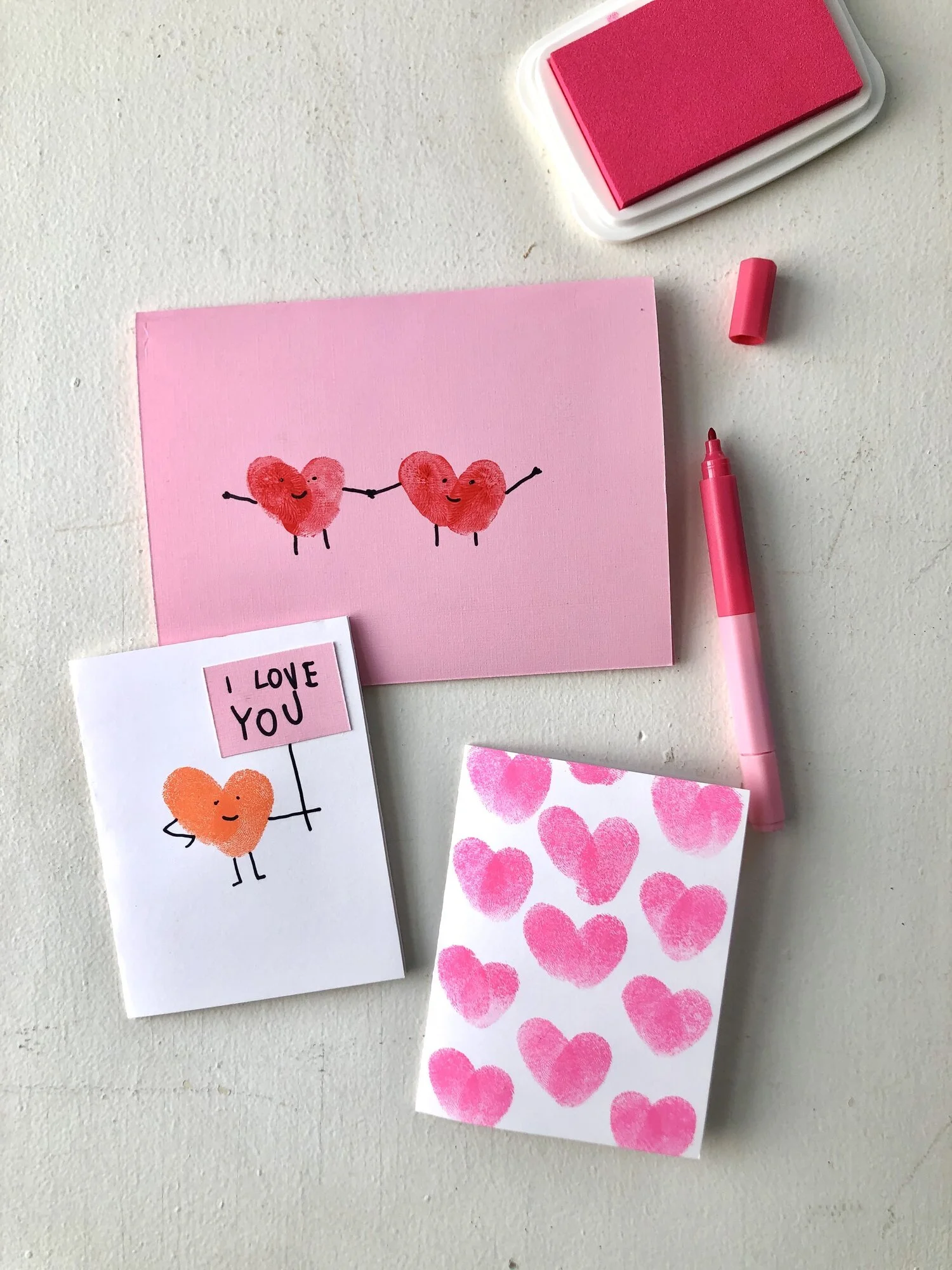 Make Easy Fingerprint Valentines With Your Kids! — super make it