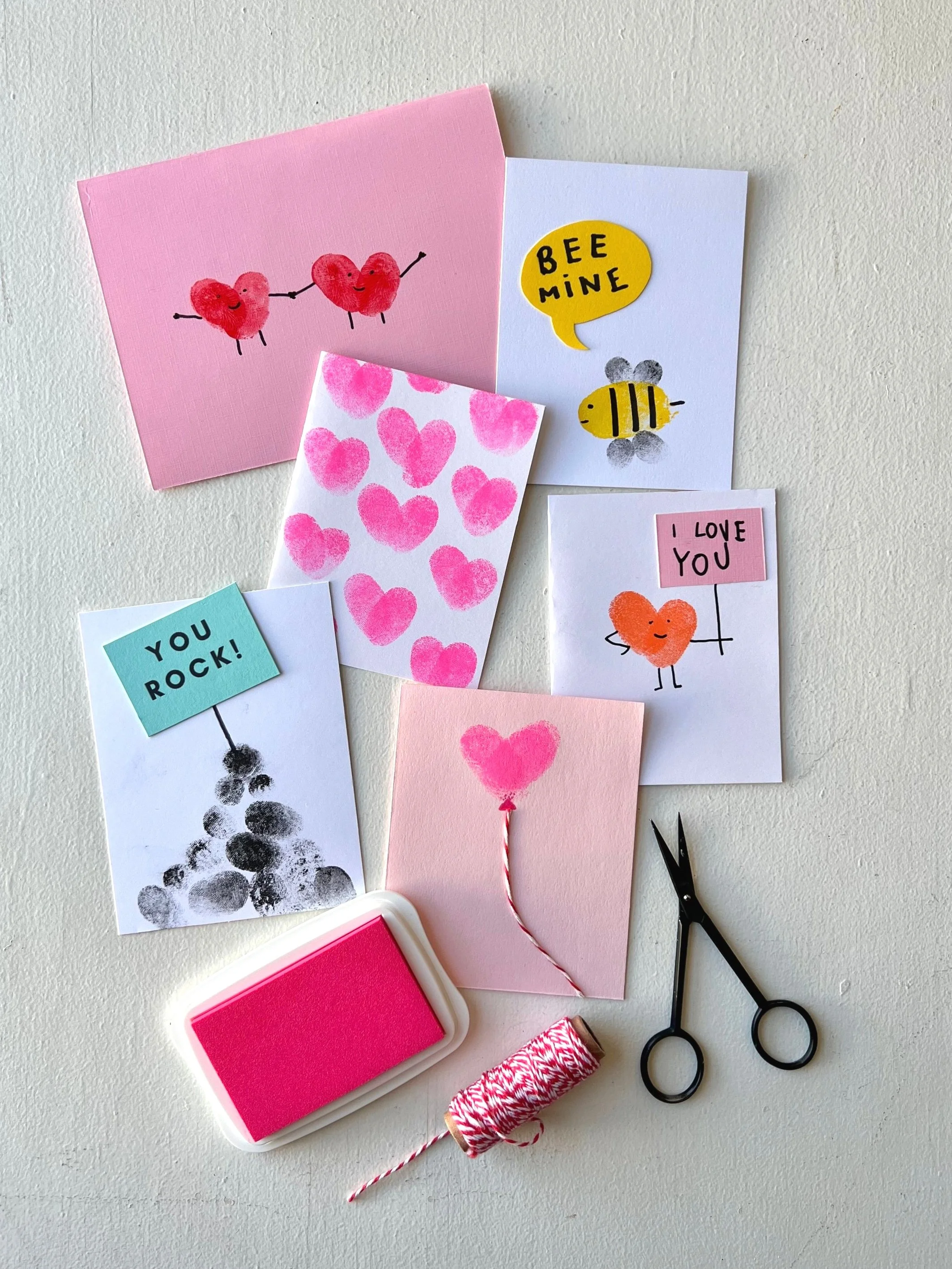 Make Easy Fingerprint Valentines With Your Kids! — super make it