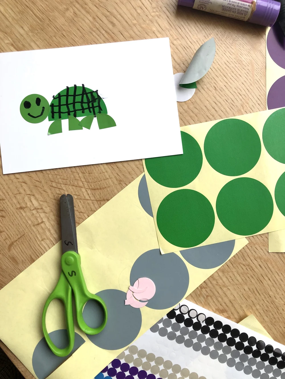 Ed Emberley-Inspired Easy Sticker Card Project for a Family Crafternoon ...