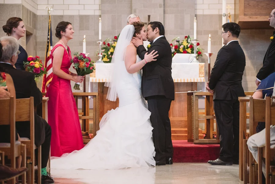 SARAH + PAN - wedding at St. Simon and St. Jude & Lace House : Columbia ...