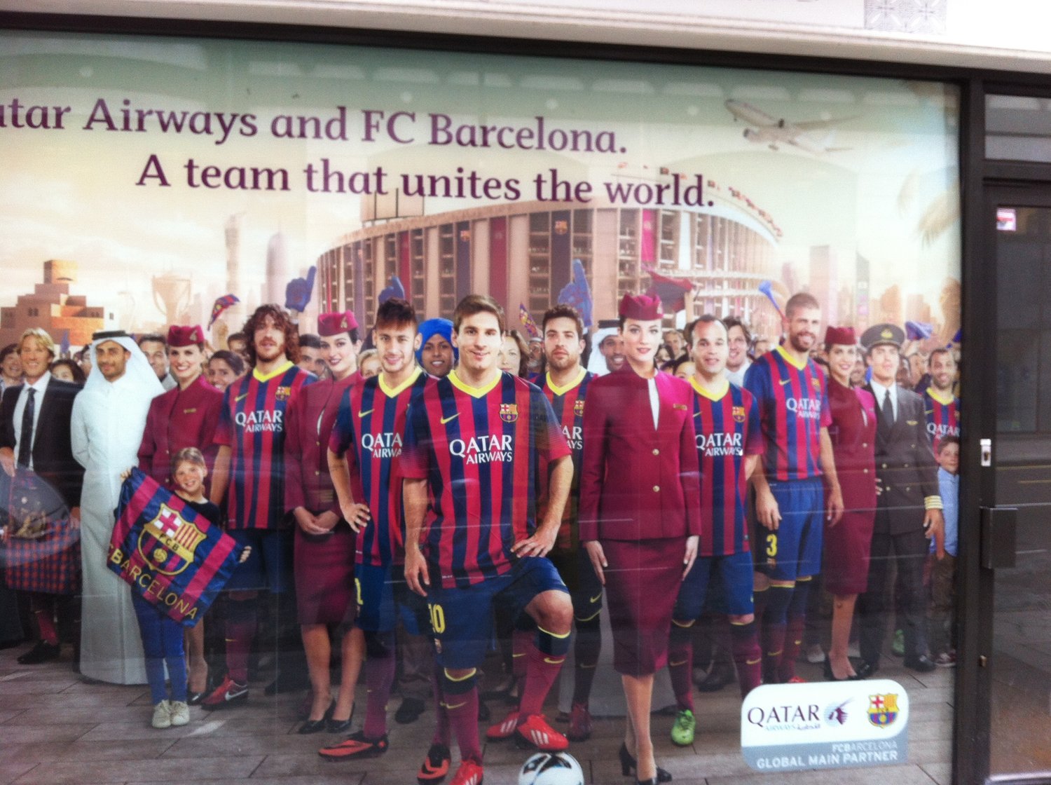 Qatar Airways unveils FC Barcelona livery — Allplane