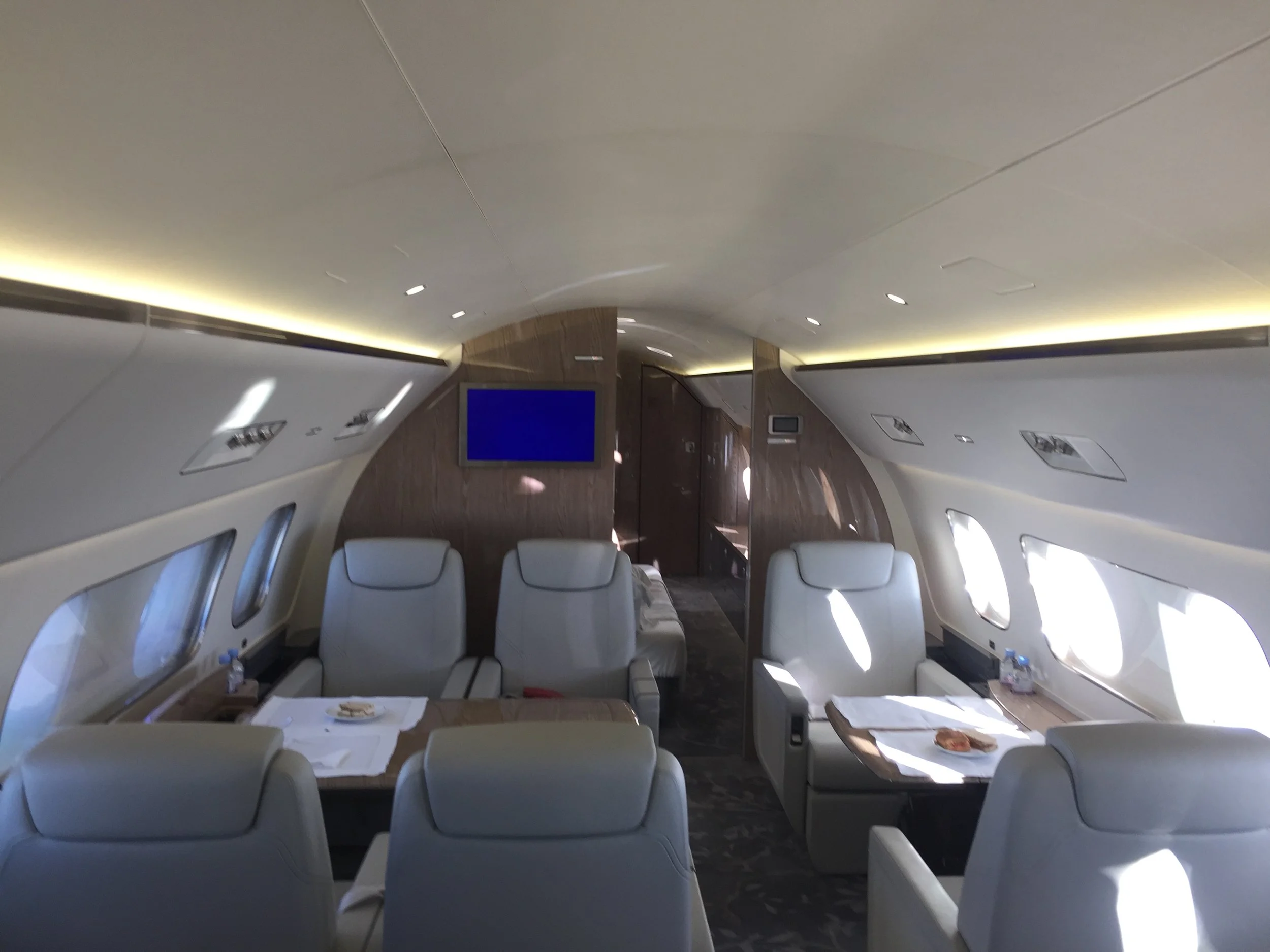 Flying on the Embraer Lineage 1000E Executive Jet — Allplane