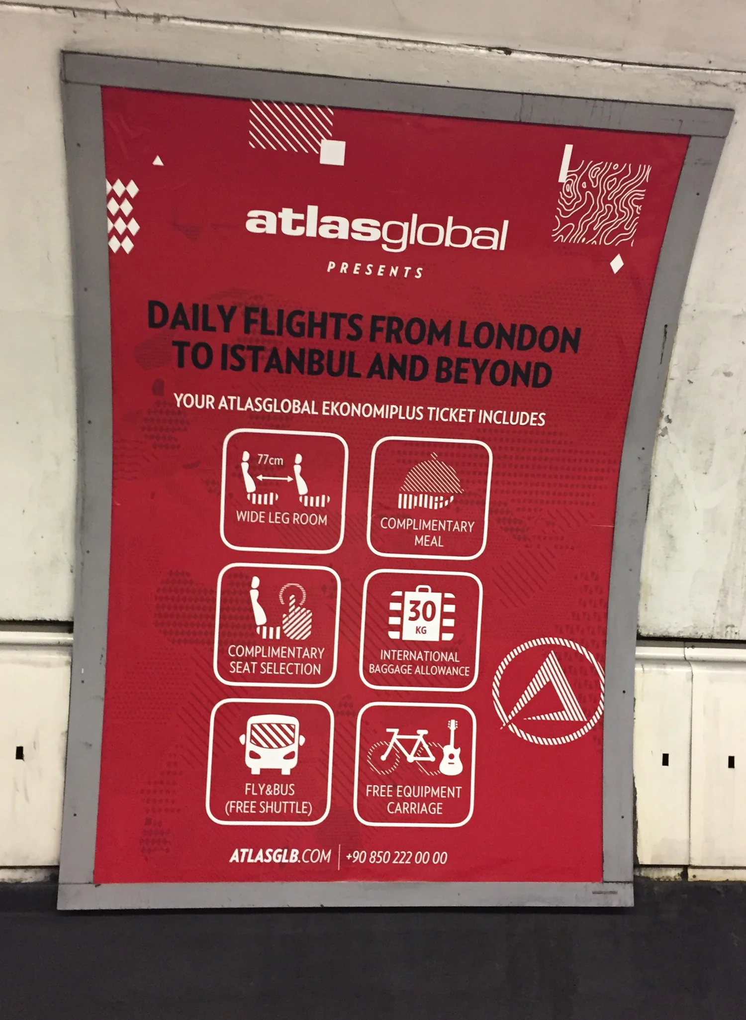 "Aircrafted" - 3 Airline Ads from the London Tube — Allplane