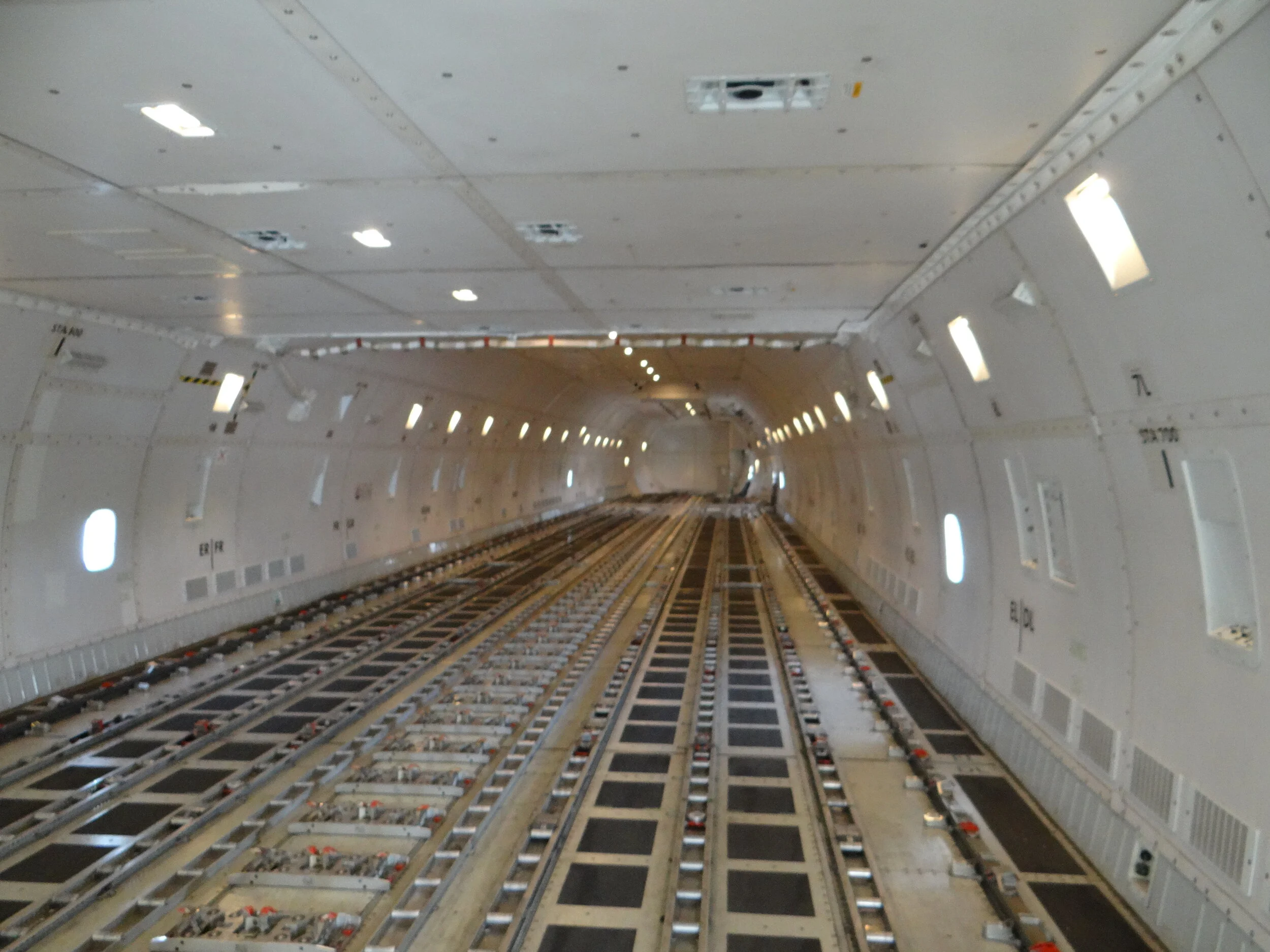 Inside Boeing 747 Cargo Plane