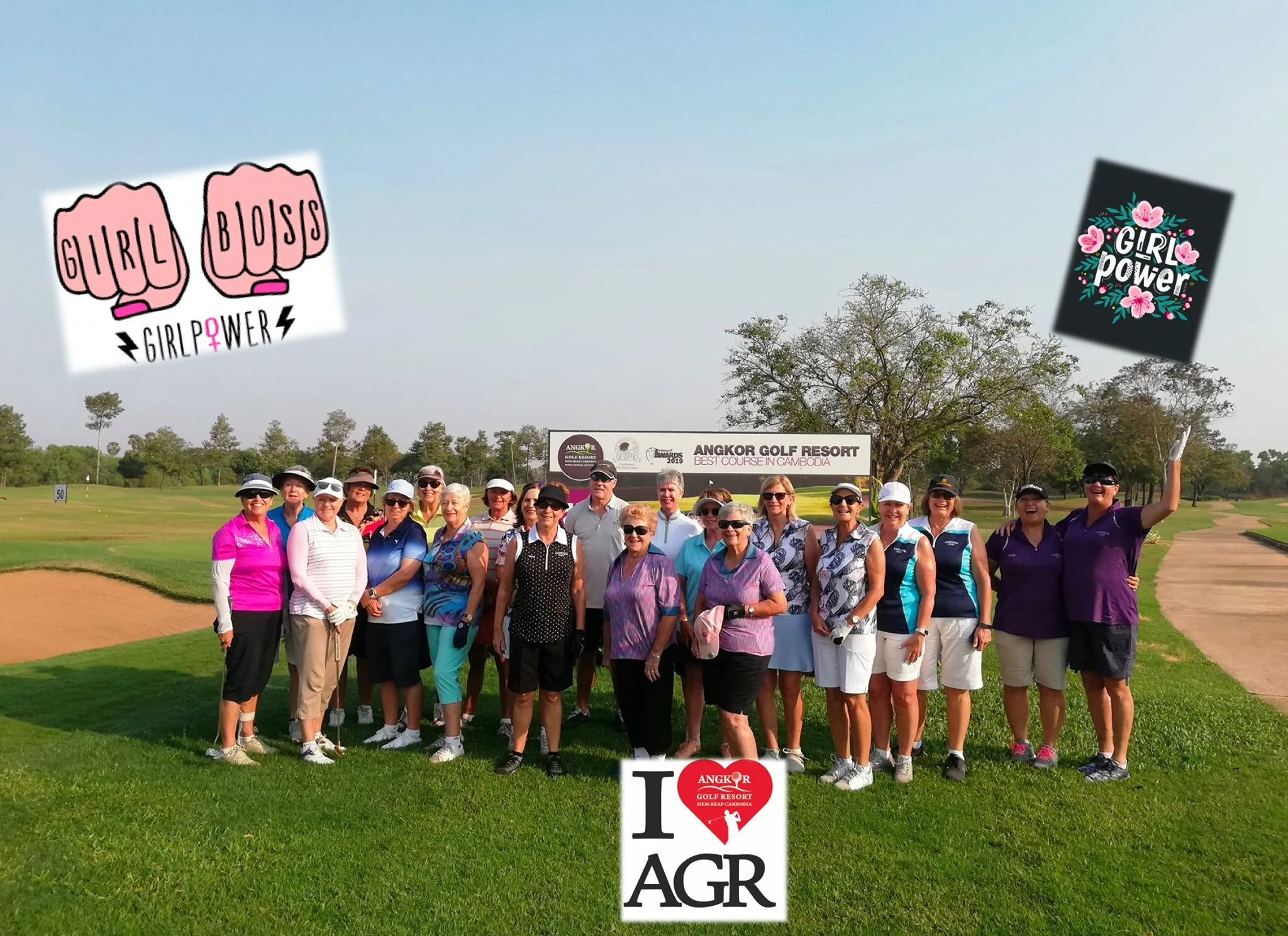 Girl Power! Welcome back ladies. — Angkor Golf Resort