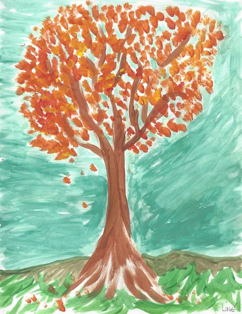 #FreeFamilyFriday: Color Wheel Tree — Art Trek