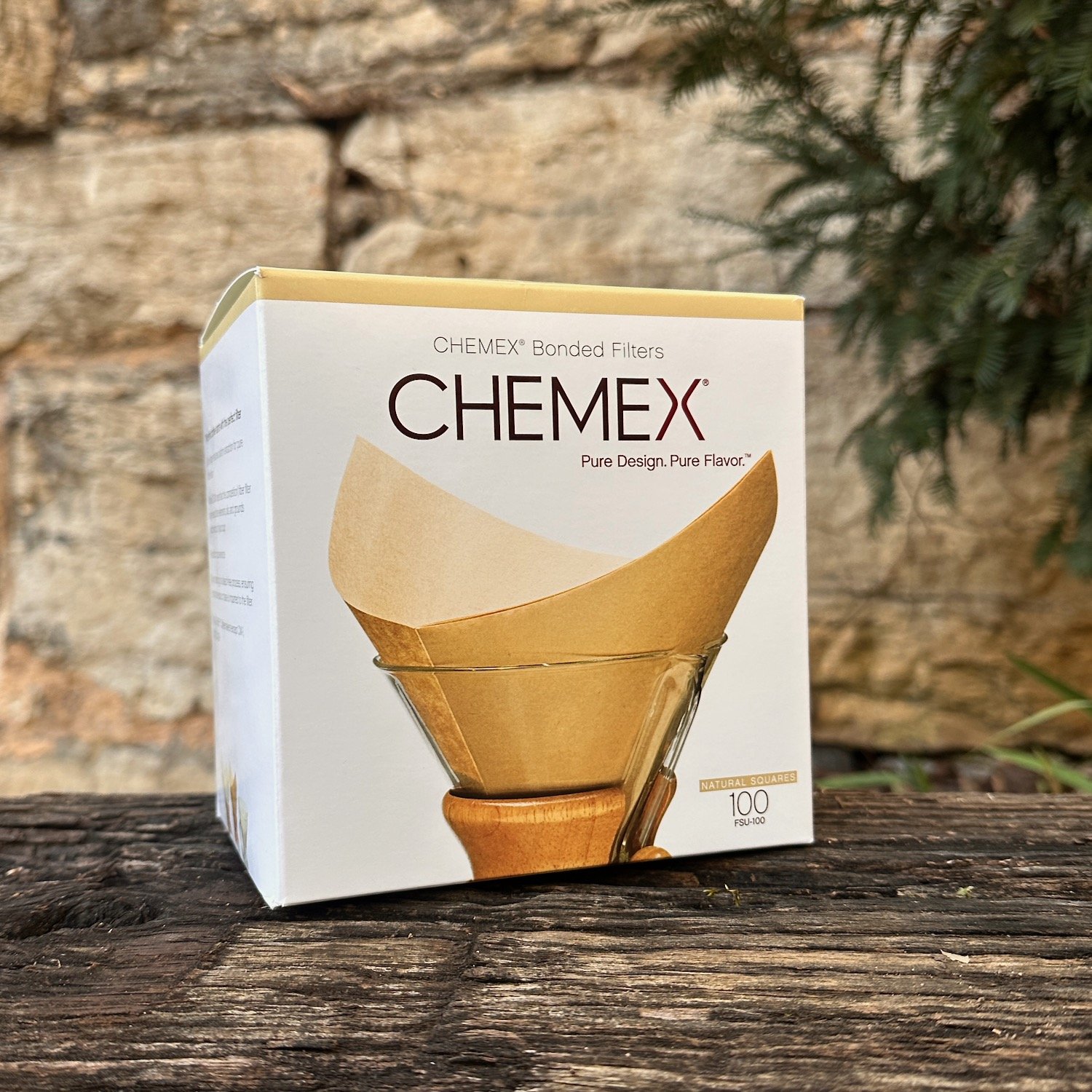 CHEMEX® Bonded Filters | Pre-folded squares (Natural) — Vienna Coffee ...