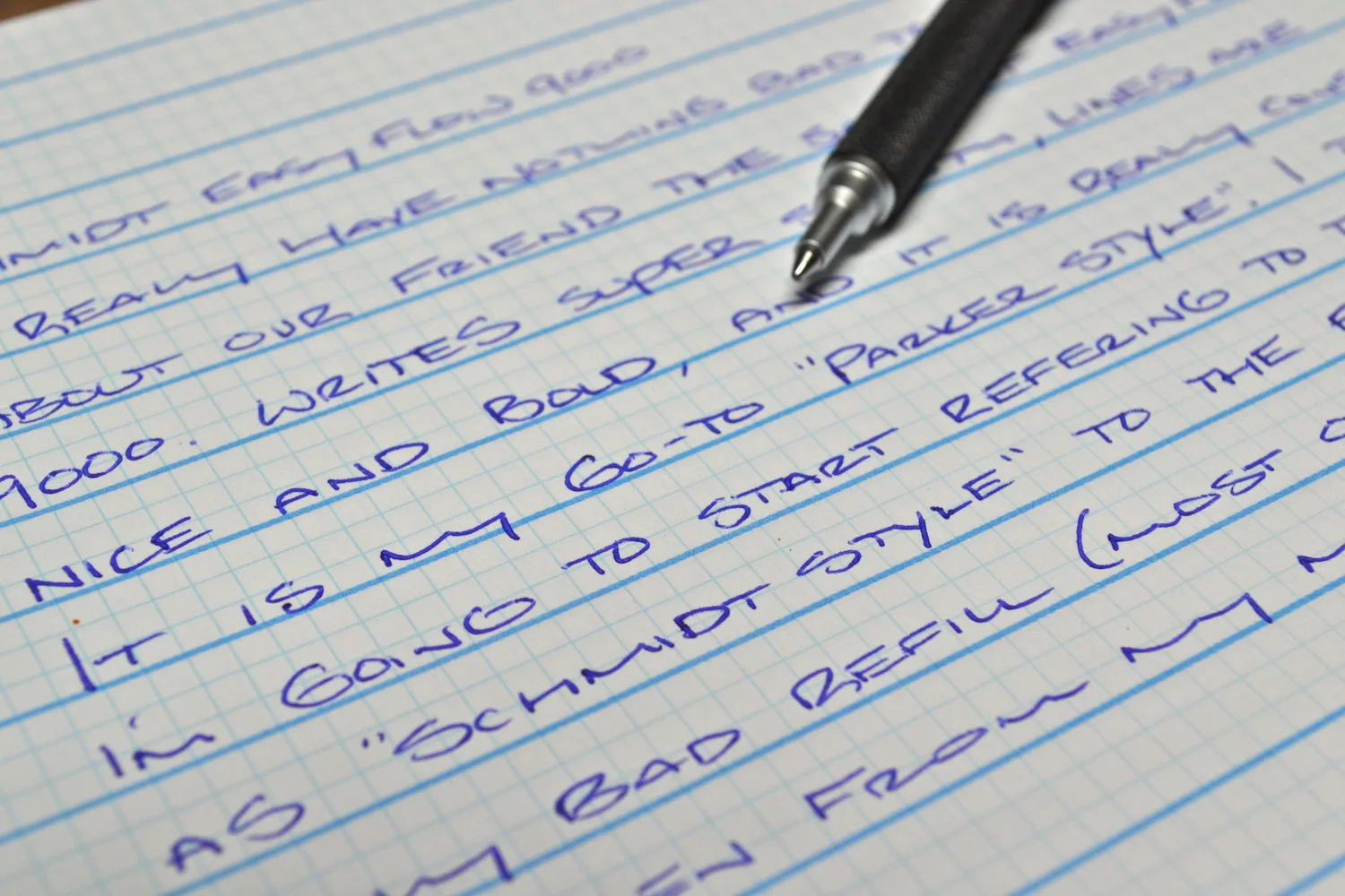 Schmidt Easy Flow 9000 Refill — The Clicky Post