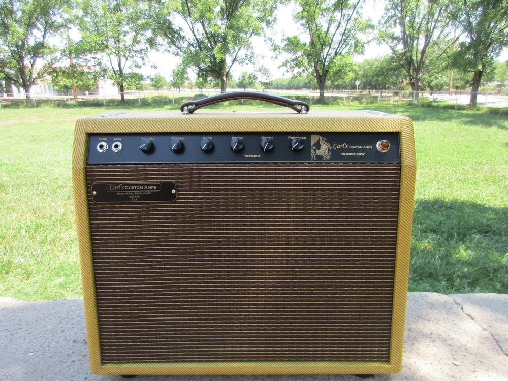 Carl's Custom Amps Blonde Series Amps, Fender Blonde Style Head and ...