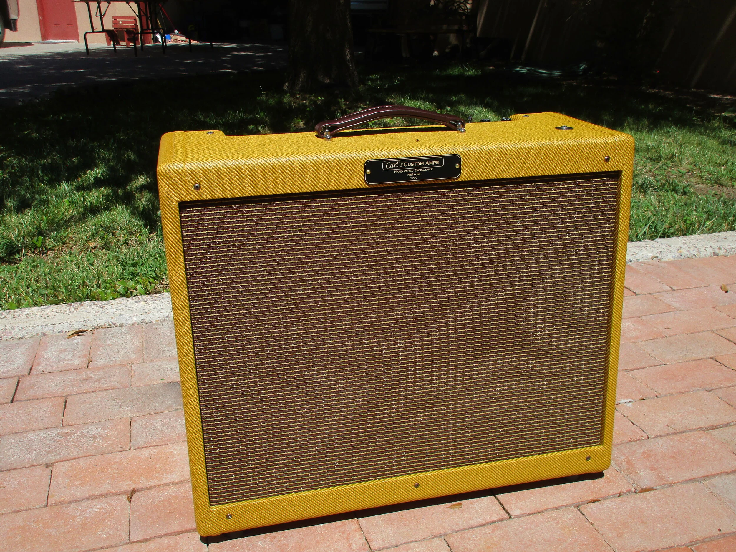 Carl's Custom Amps Classic Tweed Bassman 5F6A Style All Tube Amp — Carl ...