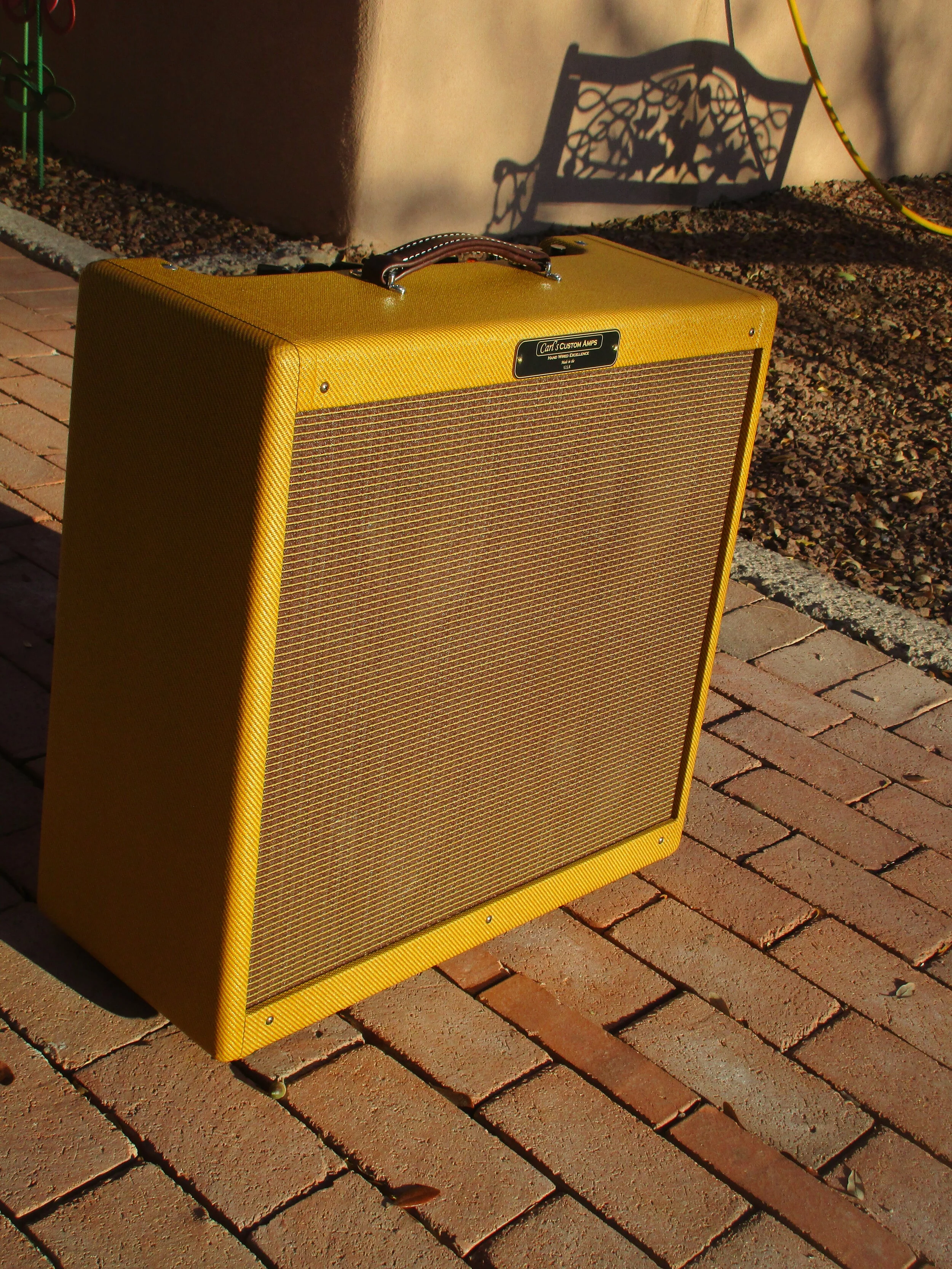 Carl's Custom Amps Classic Tweed Bassman 5F6A Style All Tube Amp — Carl ...