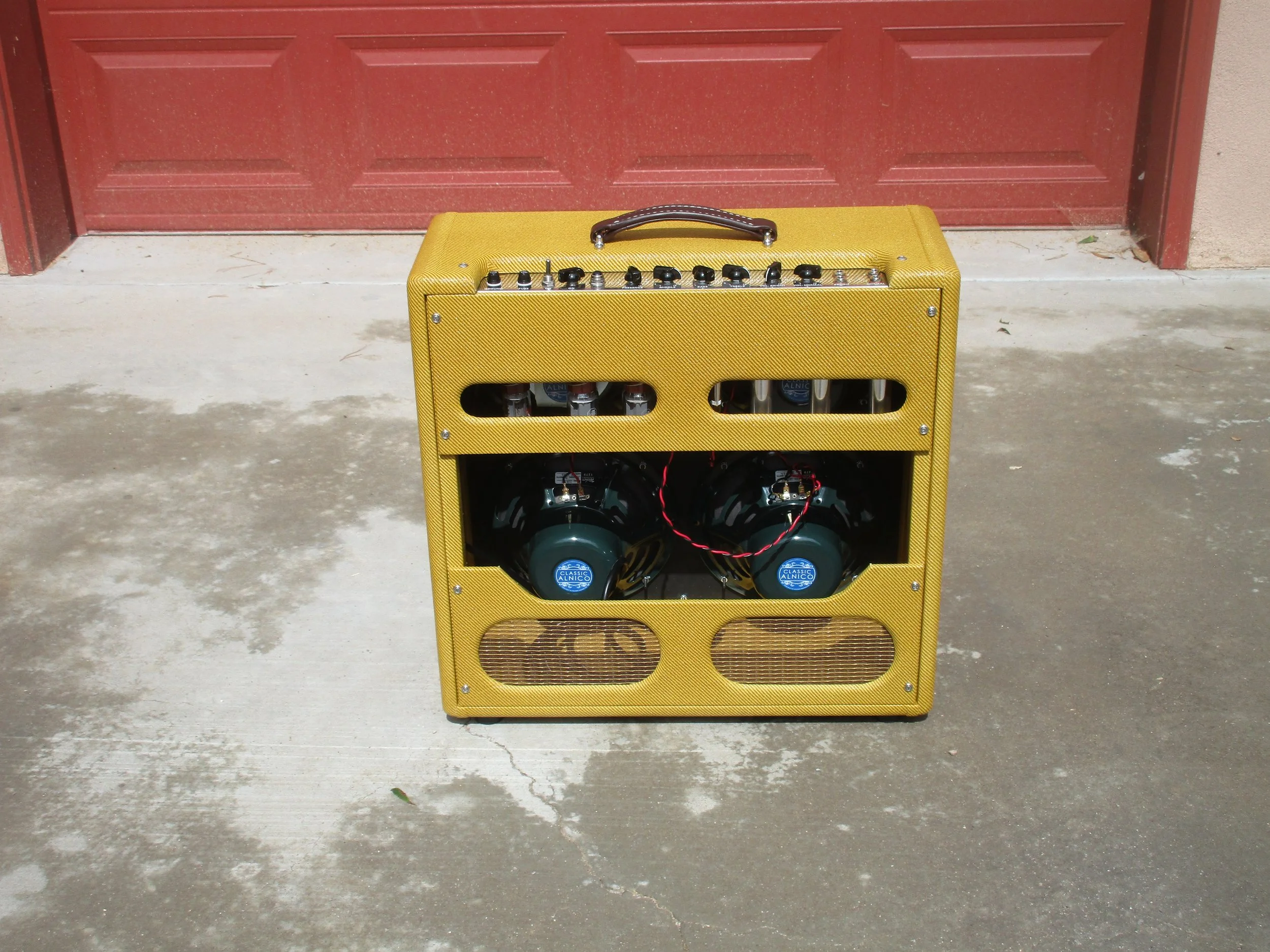 Carl's Custom Amps Classic Tweed Bassman 5F6A Style All Tube Amp — Carl ...