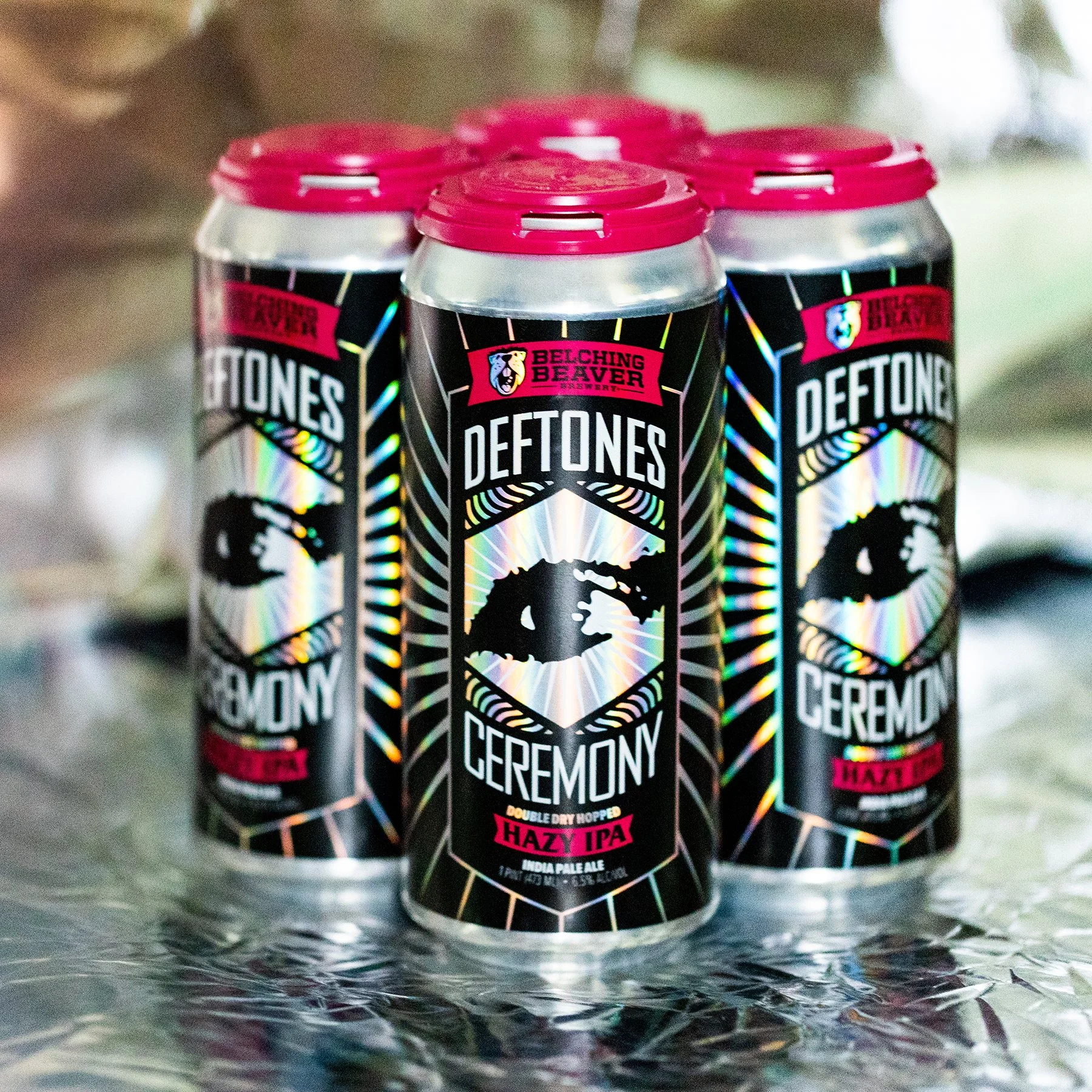 DEFTONES X BELCHING BEAVER CEREMONY BEER — Frank Maddocks Design