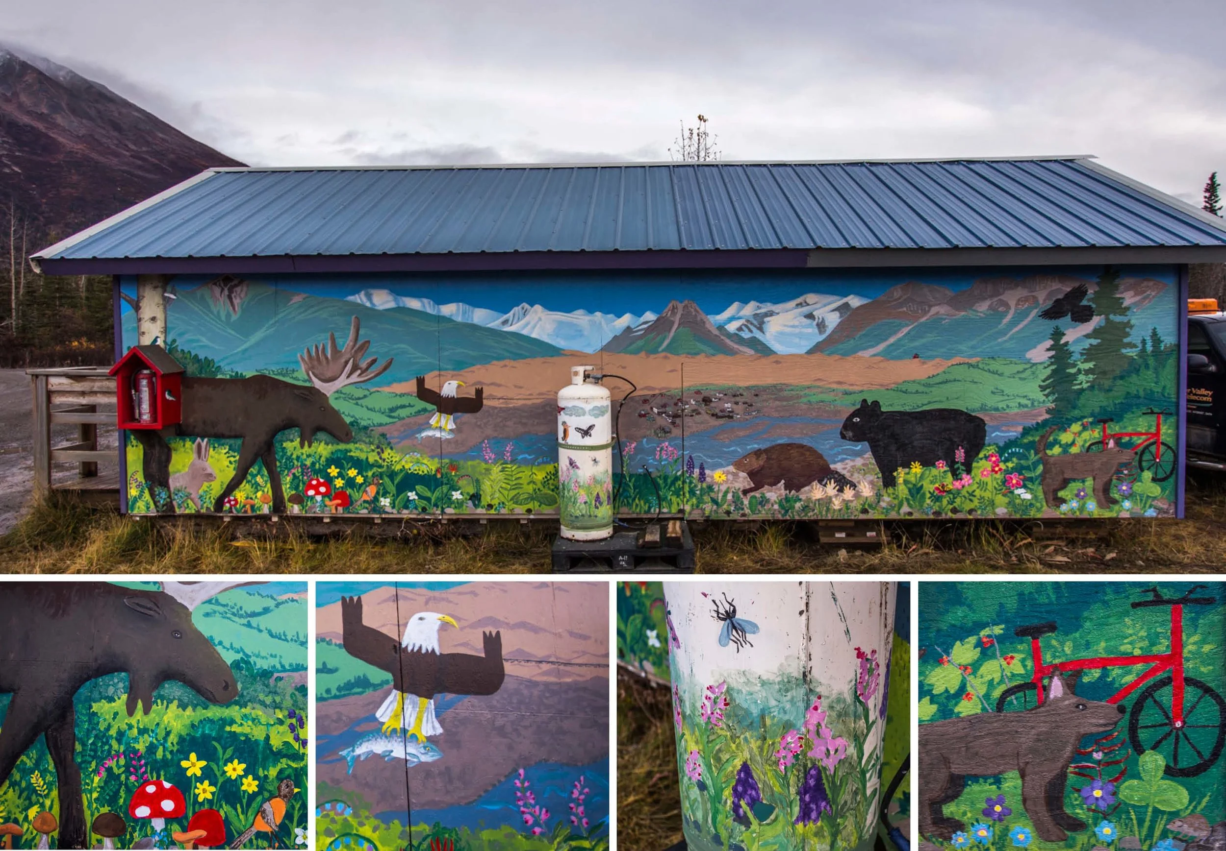 The McCarthy Mail Shack Mural — Kristin Link