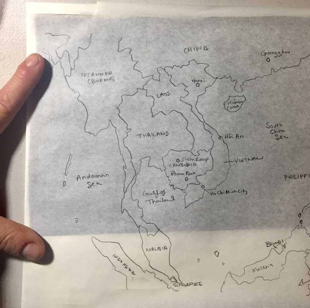 Travel Sketchbook Tips - Number One: Draw an Overview Map — Kristin Link