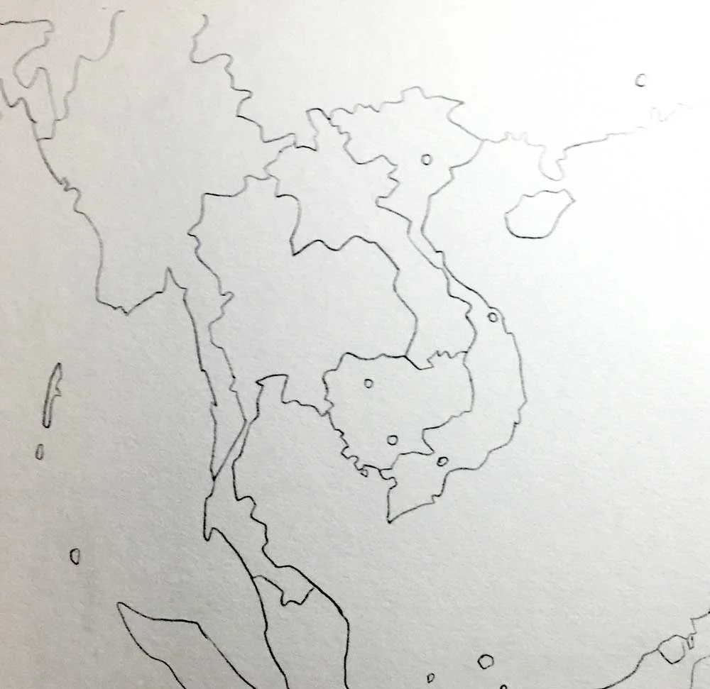Travel Sketchbook Tips - Number One: Draw an Overview Map — Kristin Link