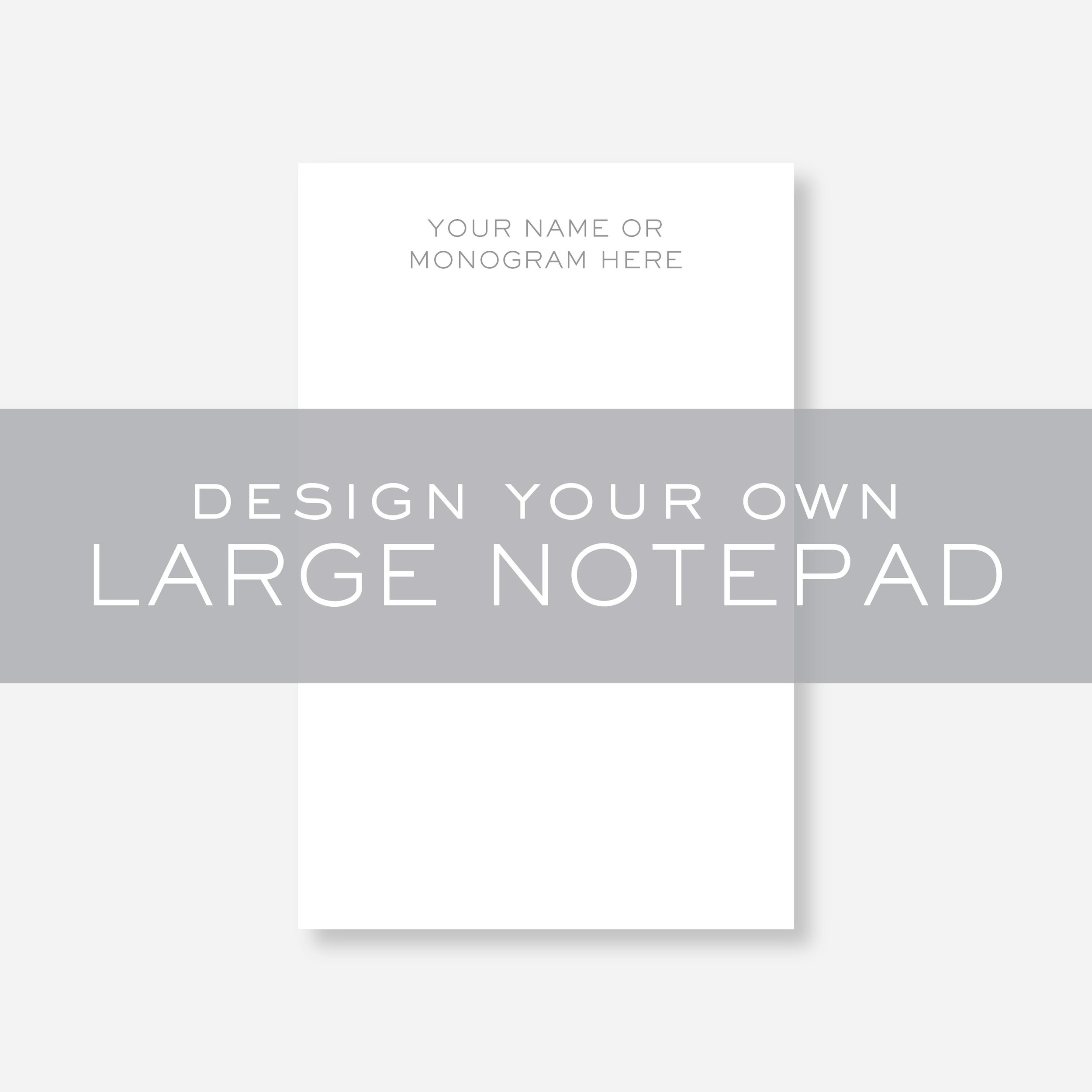 Personalized Notepads — Haute Papier