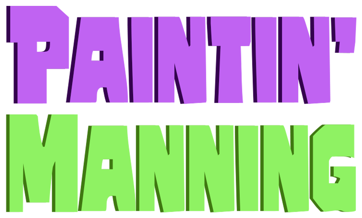 Paintin' Manning | Art by Pierick Smith