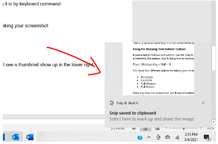 How to Use the Snipping Tool to Email Screenshots — BrainStomp, Inc.