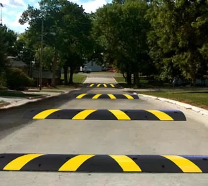 Speed Bumps — A&B Rubber Paving Ltd.