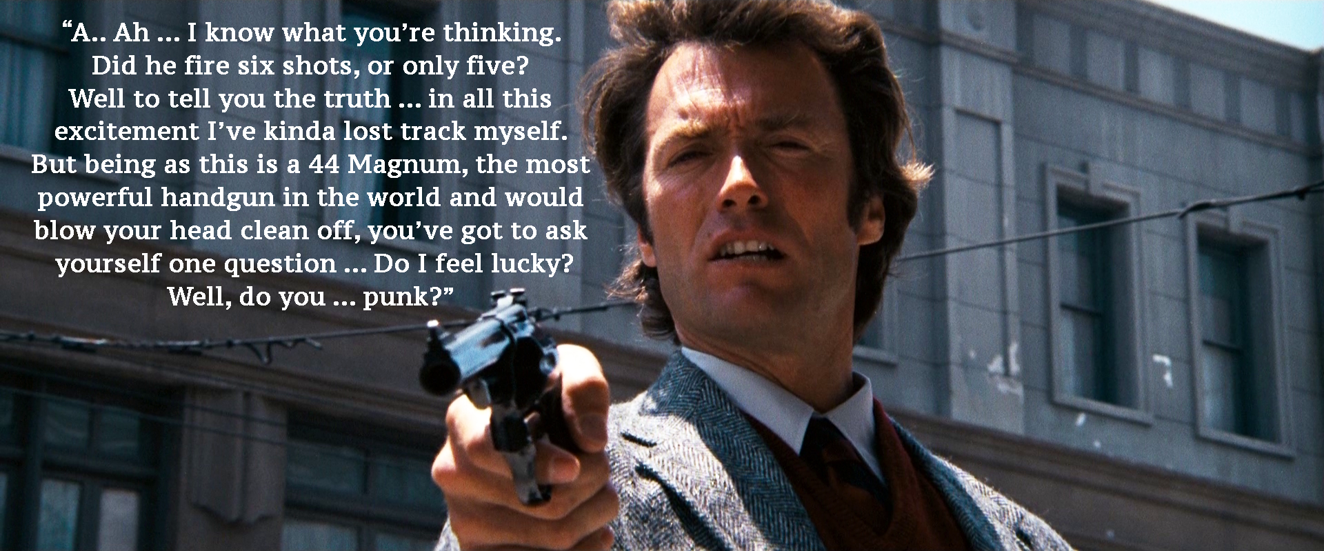 Dirty Harry - Well, Do You, Punk? — Reel SF