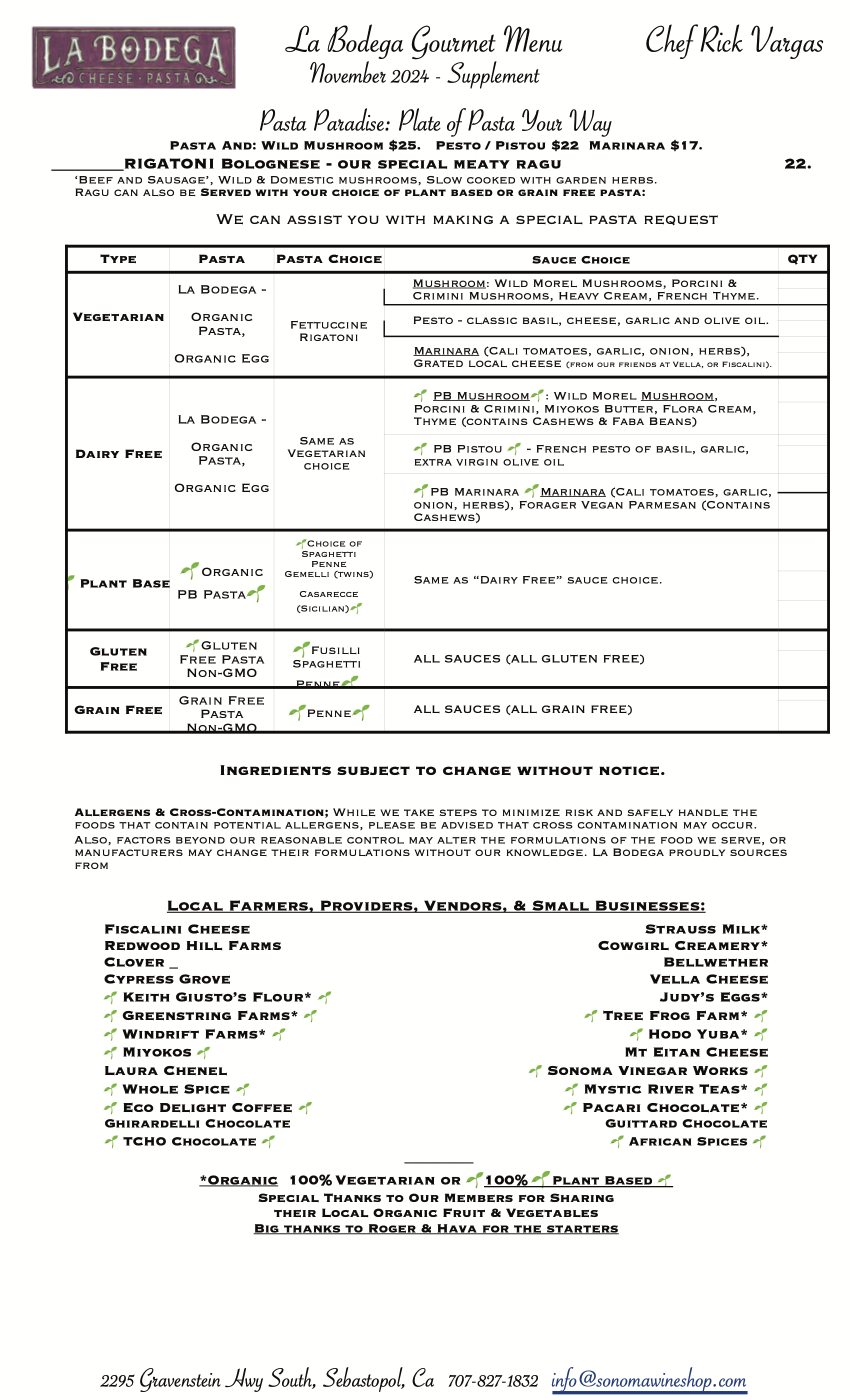 La Bodega — Sonoma Wine Shop & La Bodega